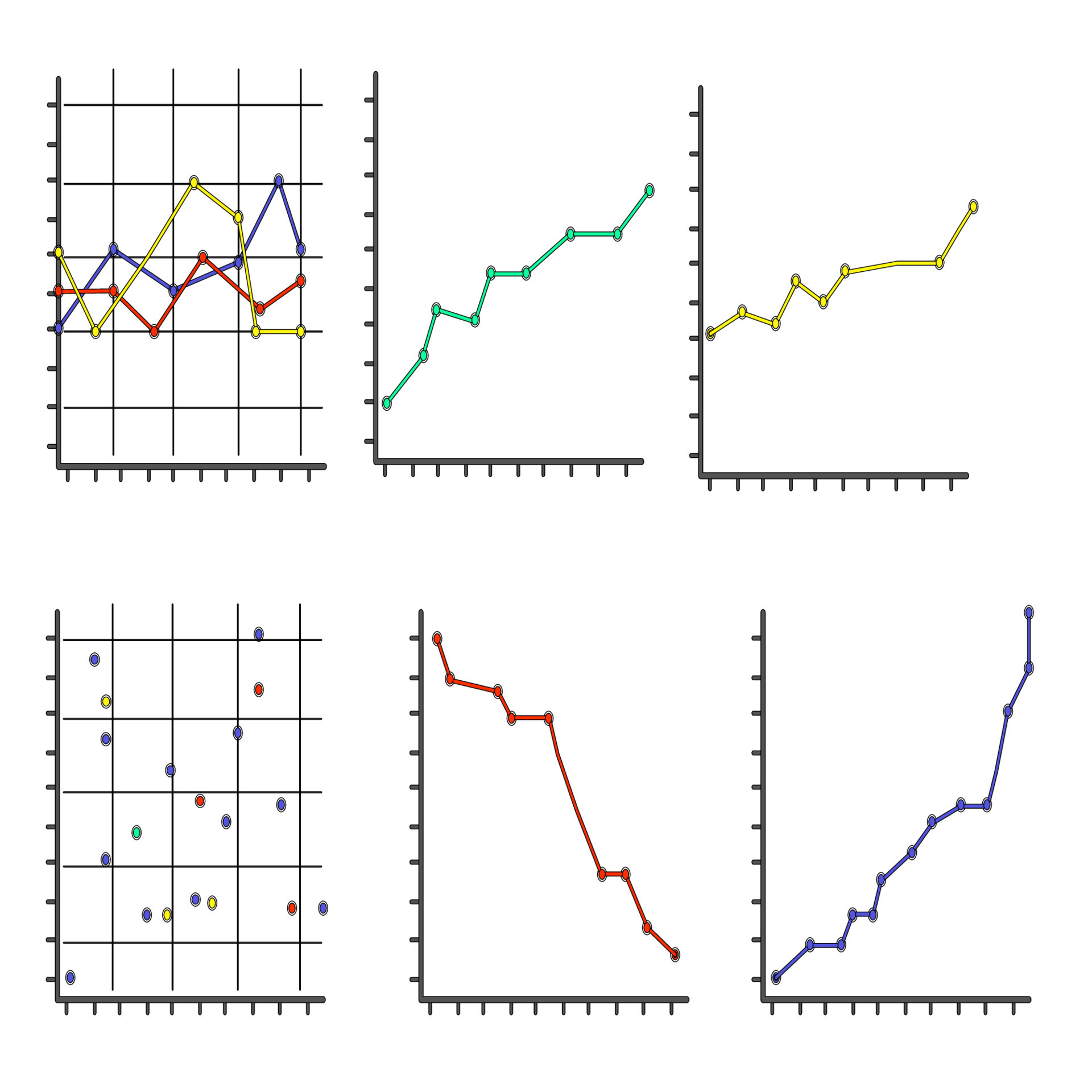 Graphs flat elementss set vector 11611590 Vector Art at Vecteezy