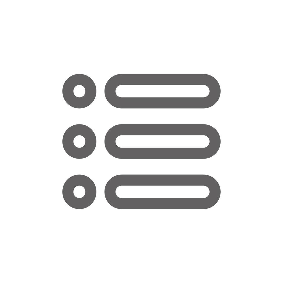 Menu Icon Perfect For Web Design Or User Interface Applications Vector Sign And Symbol