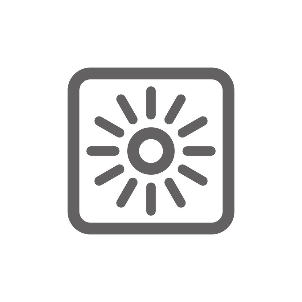 Brightness Icon Perfect For Web Design Or User Interface Applications Vector Sign And Symbol