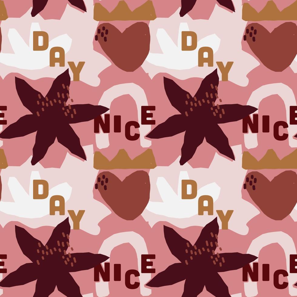 Floral Seamless vector illustration pattern background. Design for use ...