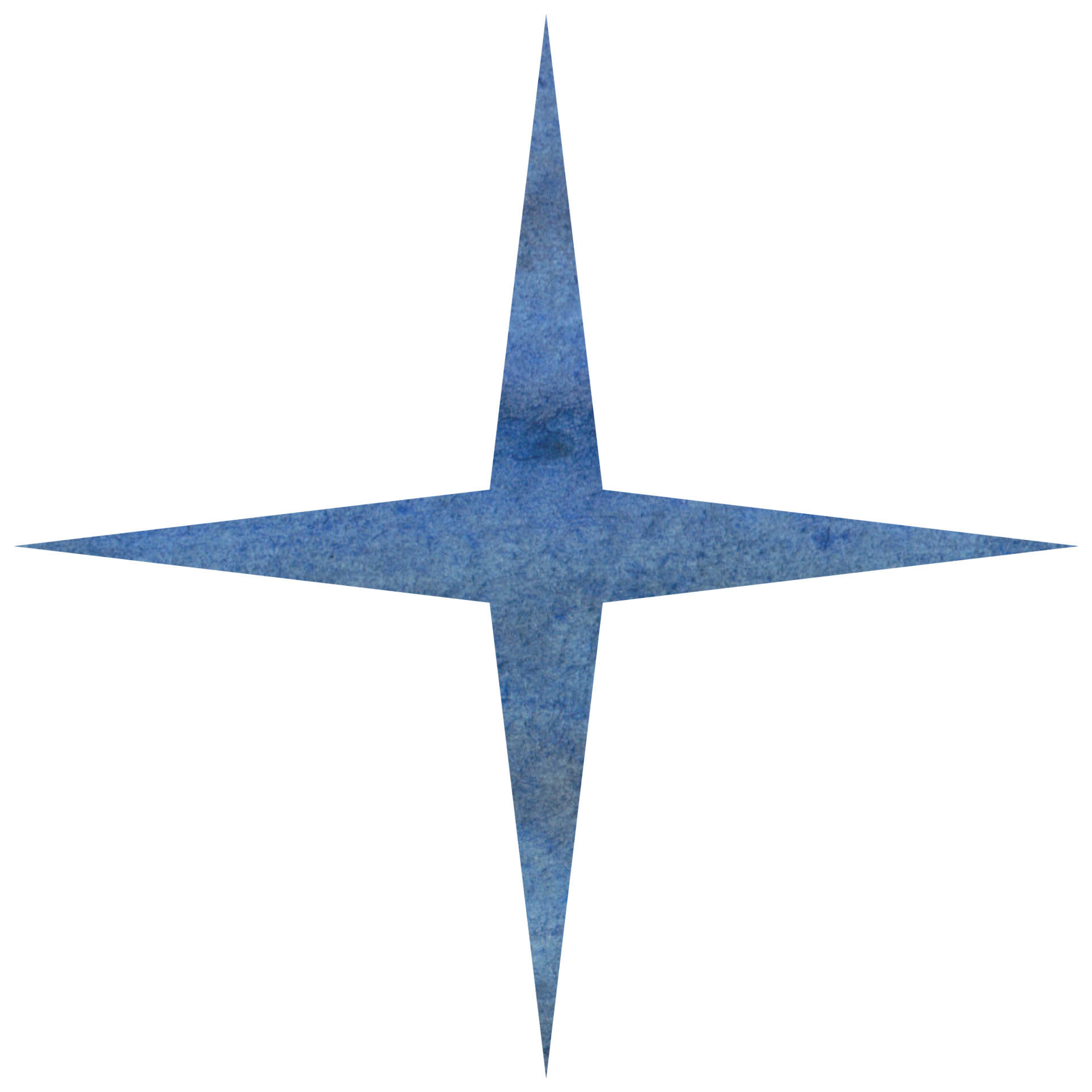 Blue watercolor star. Celestial element, space, sky. Transparent PNG clipart 11618659 PNG