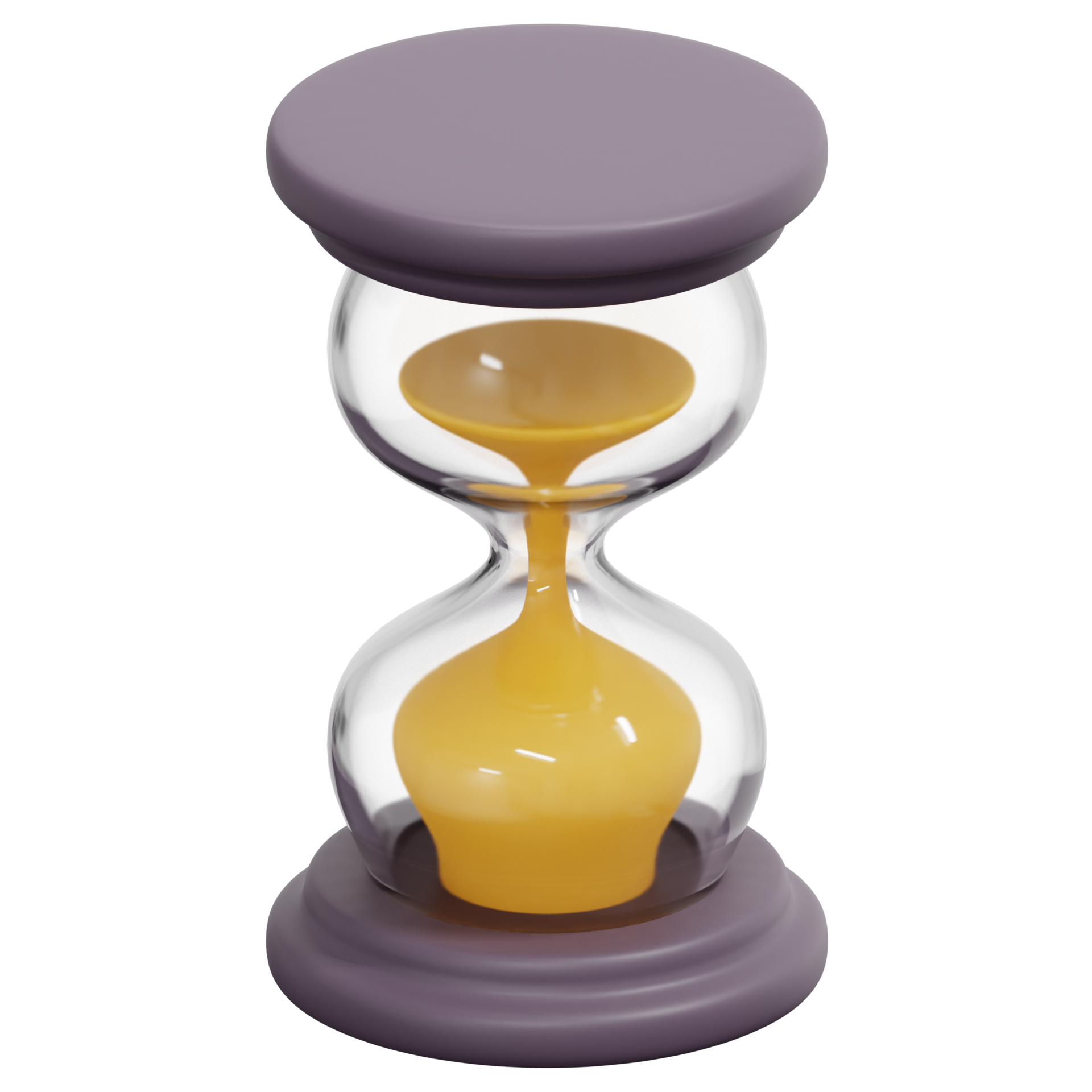 Hourglass 3d Render Icon Illustration 11619134 Png