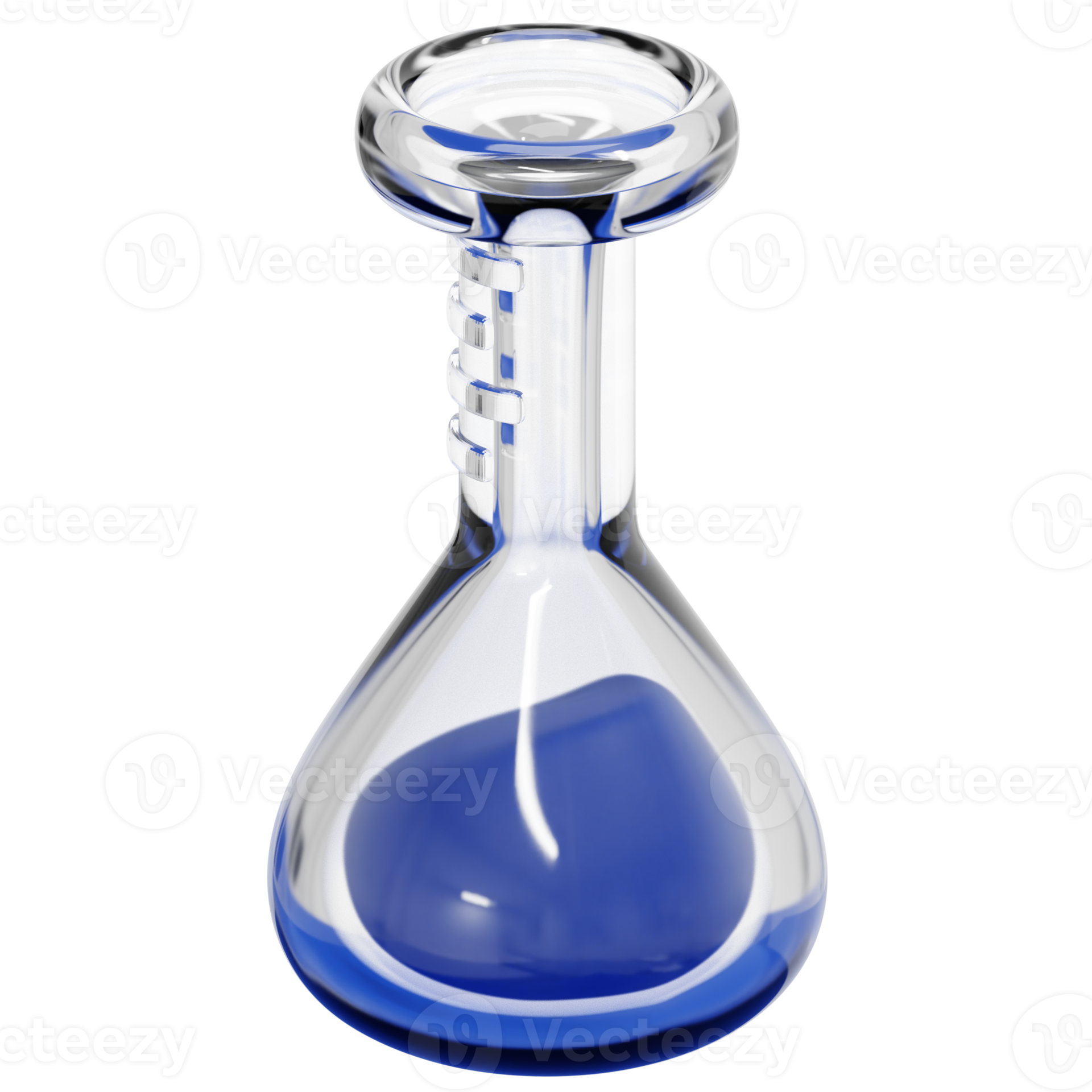 volumetric flask 3d render icon illustration 11619370 PNG