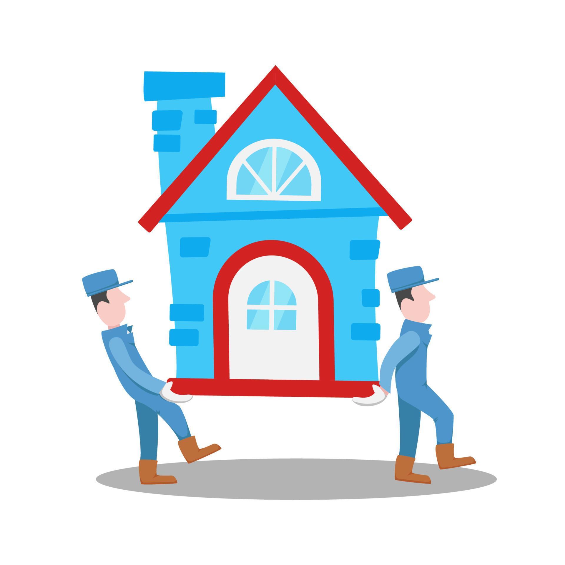 Moving House Home Work With Moving And Relocating Worker Company 