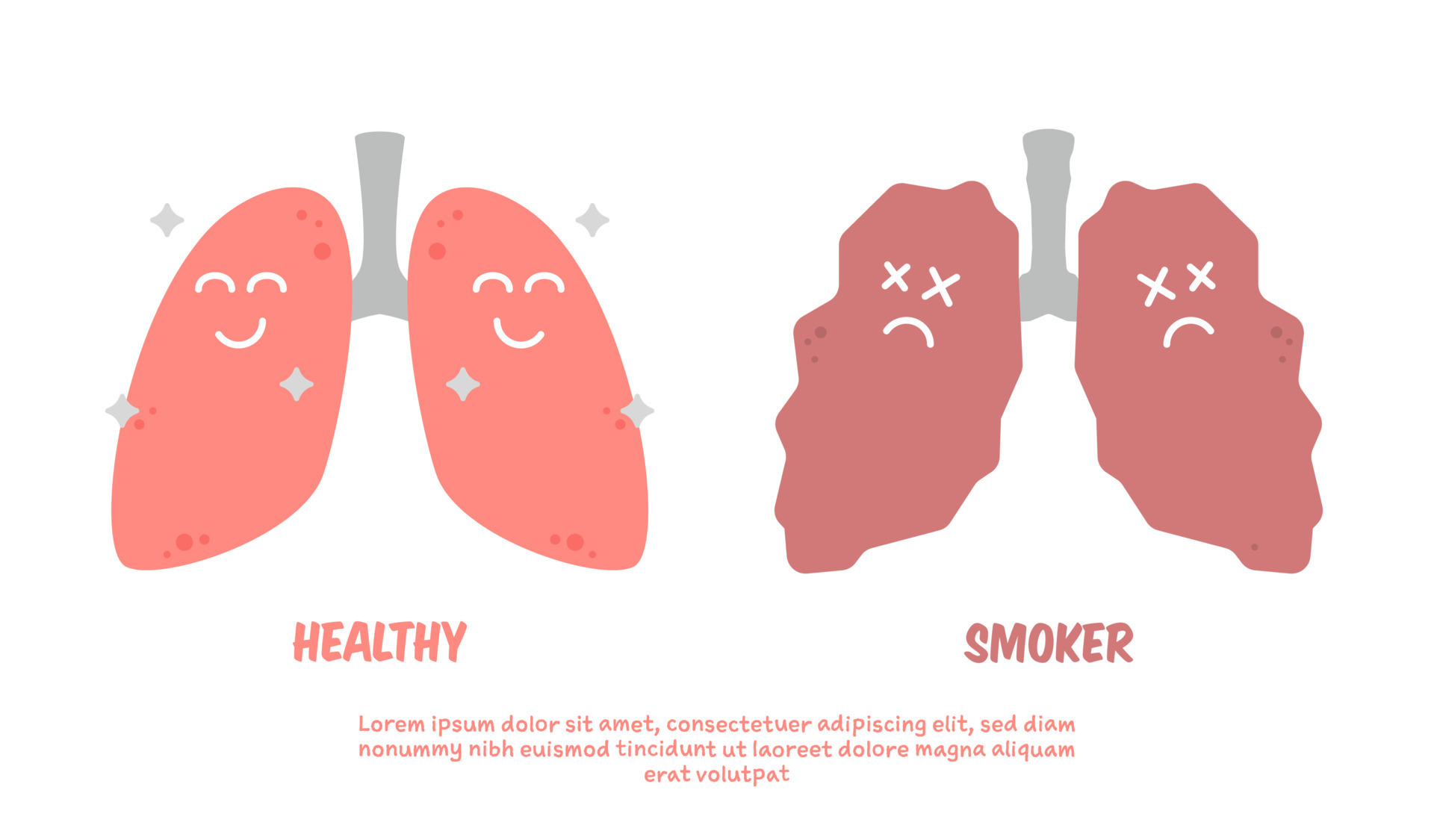 Healthy Lungs Vs Unhealthy Lungs Healthy Lungs Vs Unhealthy Lungs