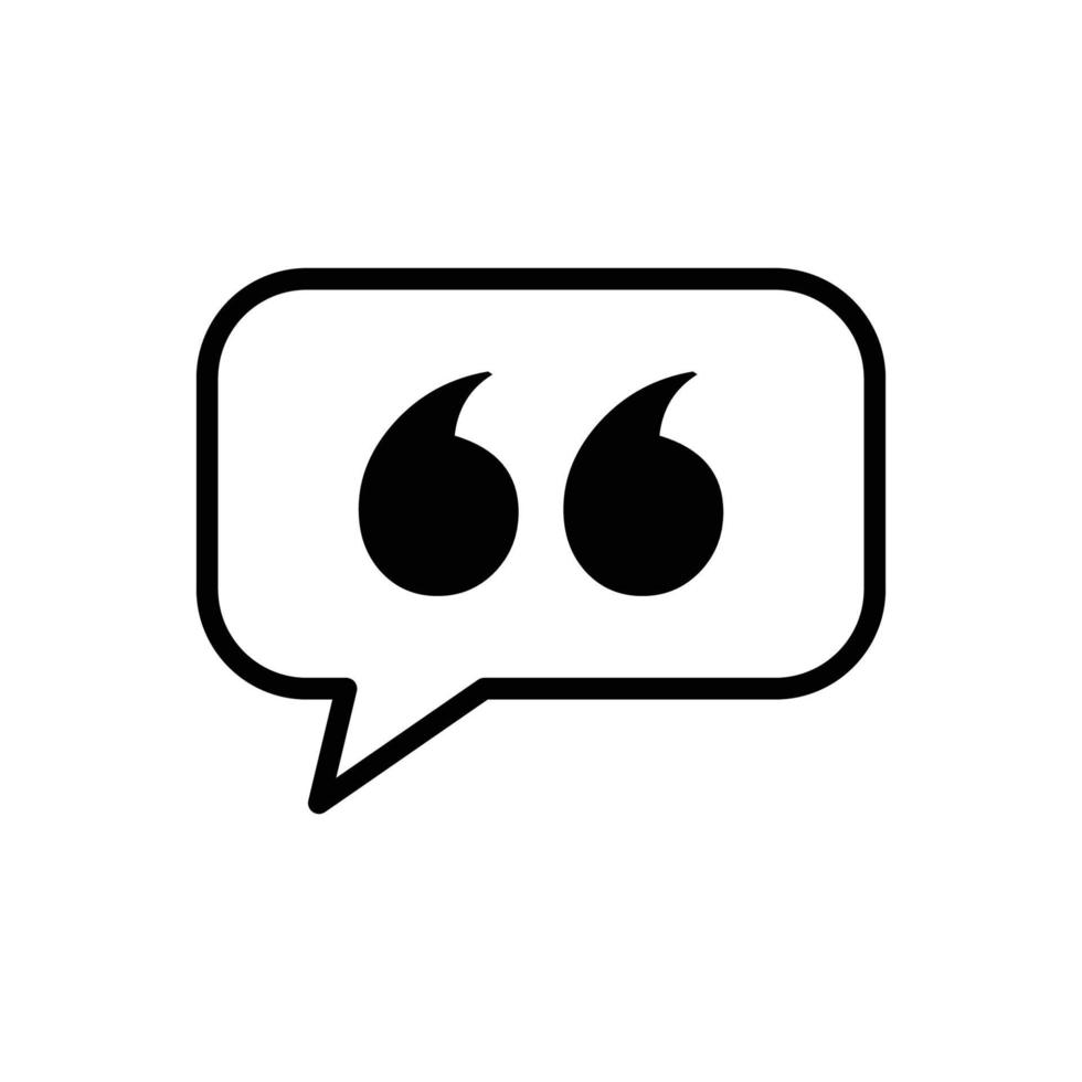 quote icon vector design template 11621823 Vector Art at Vecteezy