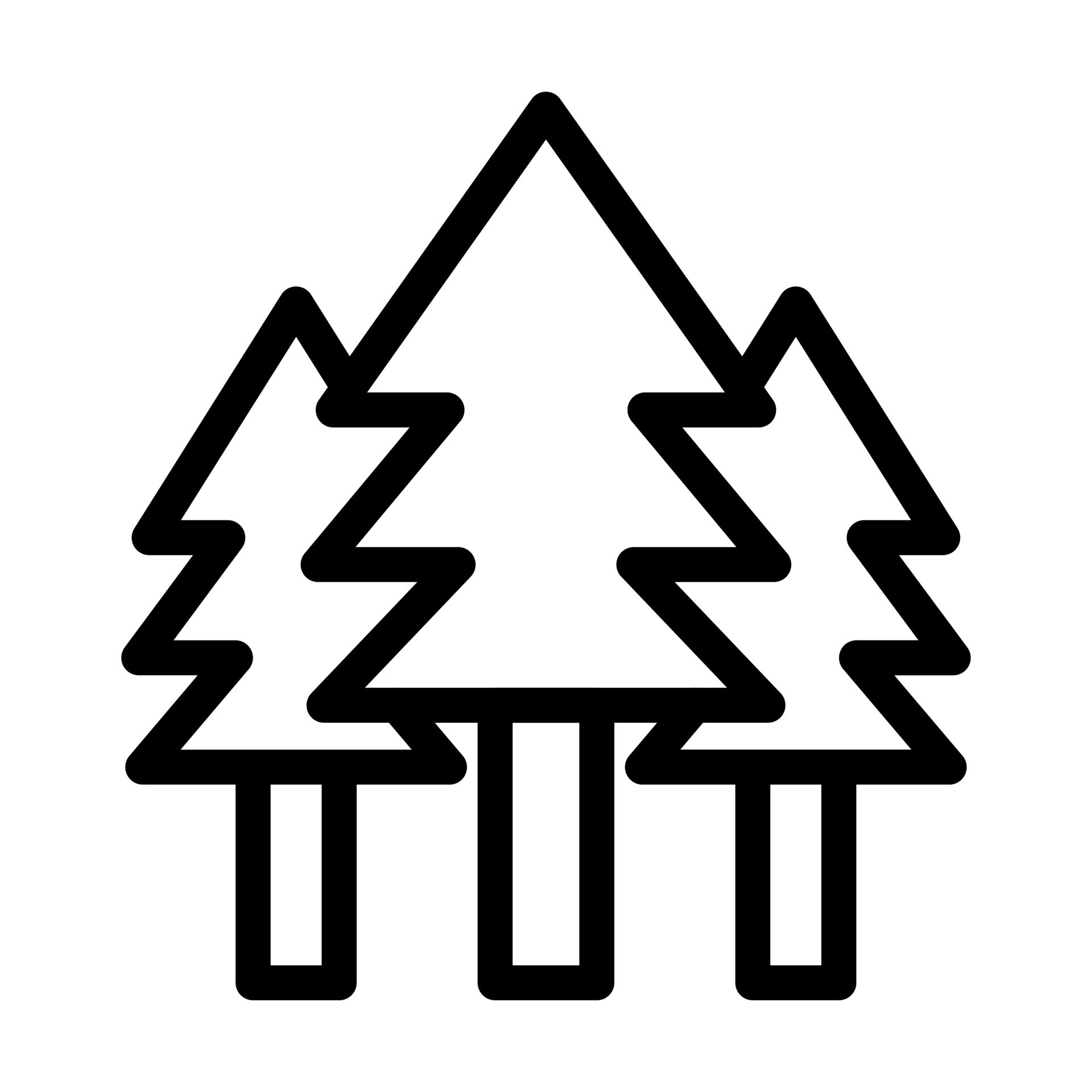 Pine Trees Icon Design 11632150 Vector Art at Vecteezy
