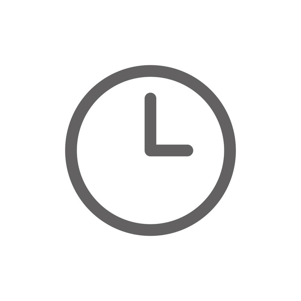Time Icon Perfect For Web Design Or User Interface Applications Vector Sign And Symbol