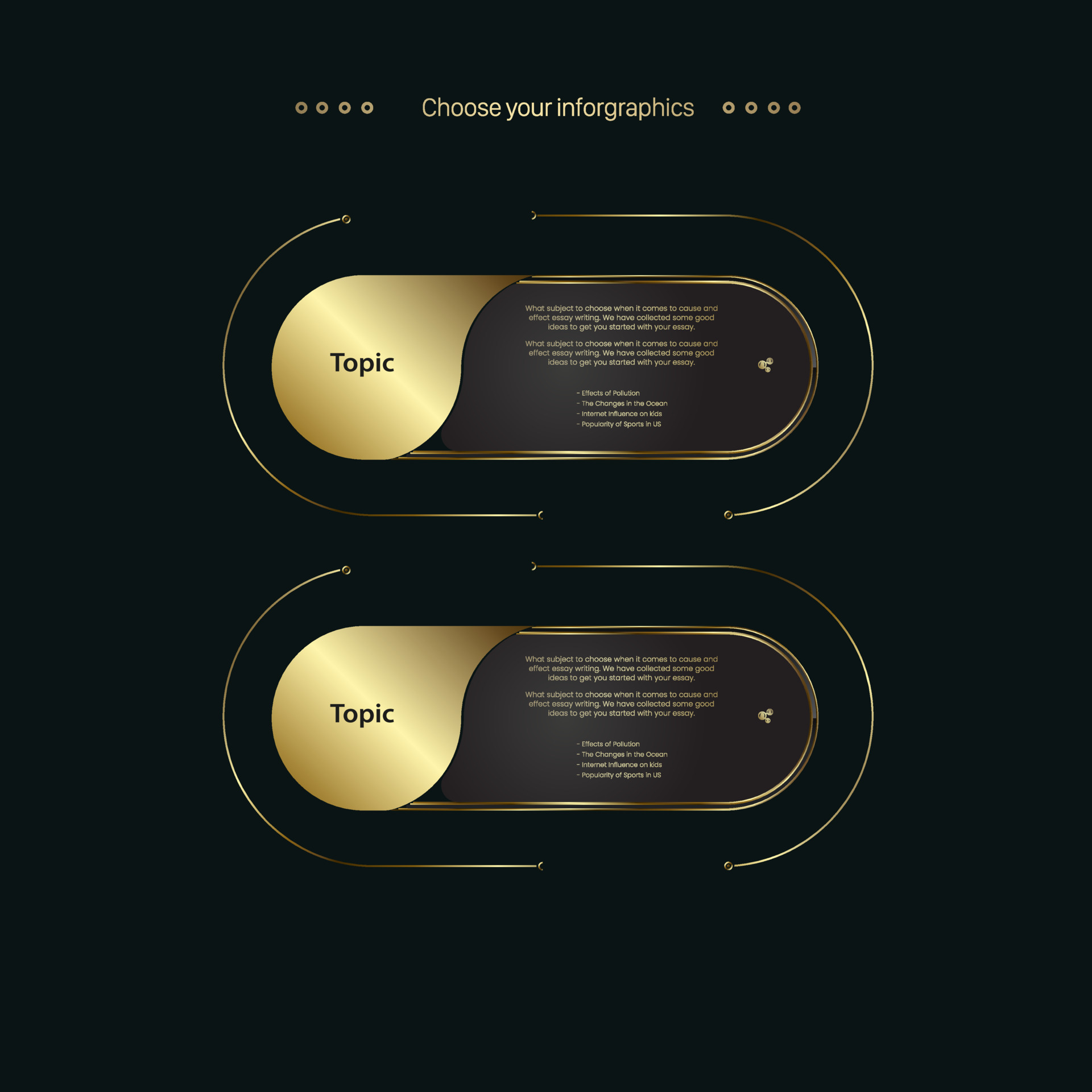 Two Luxury Buttons Template Design And Modern Vector Object Symbol Template Icon Charts