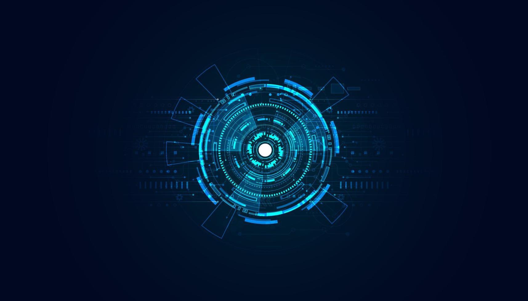 abstract technology ui futuristic concept hud interface hologram elements of digital data chart ...