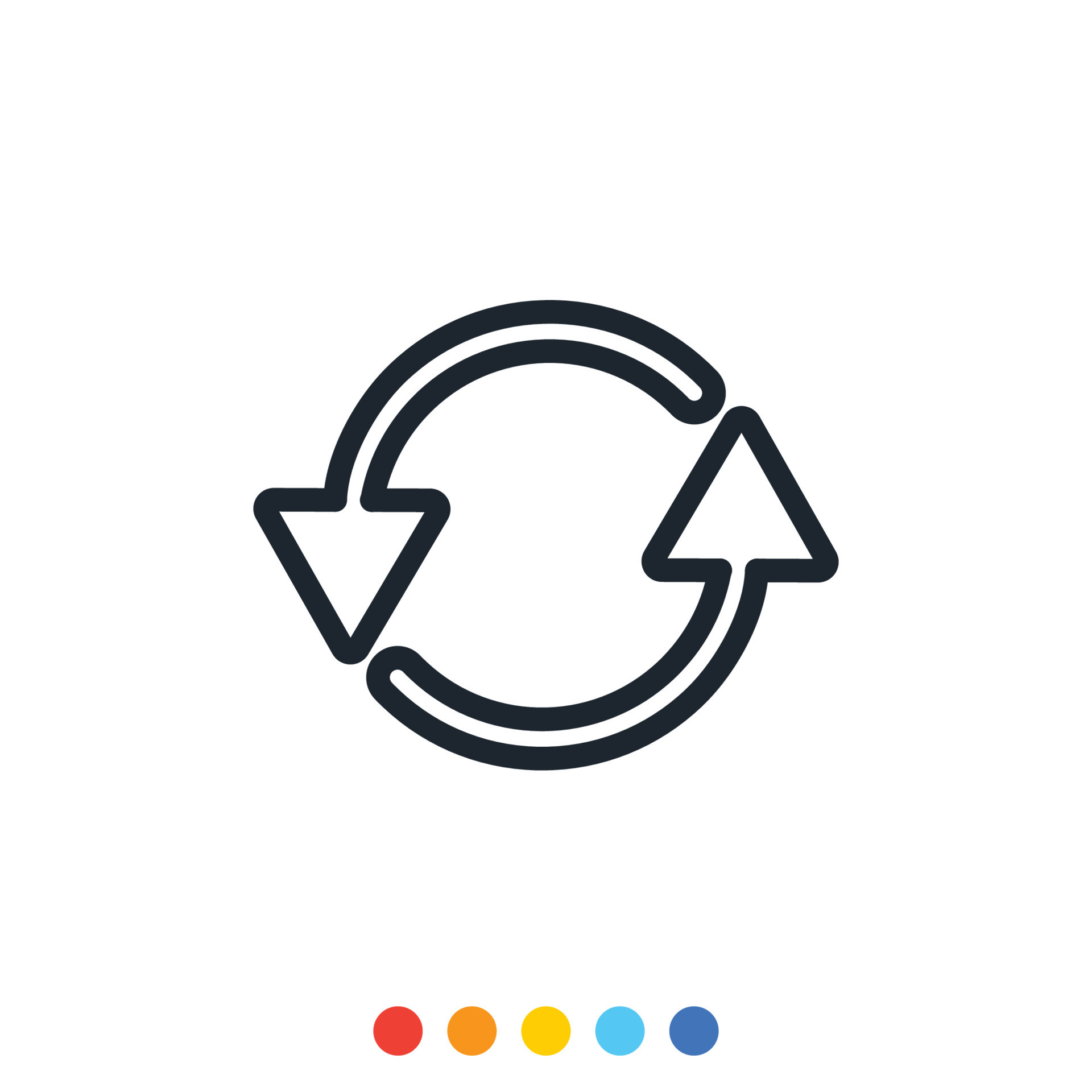 Refresh and Update icon, Synchronize icon,Vector. 11636576 Vector Art at Vecteezy