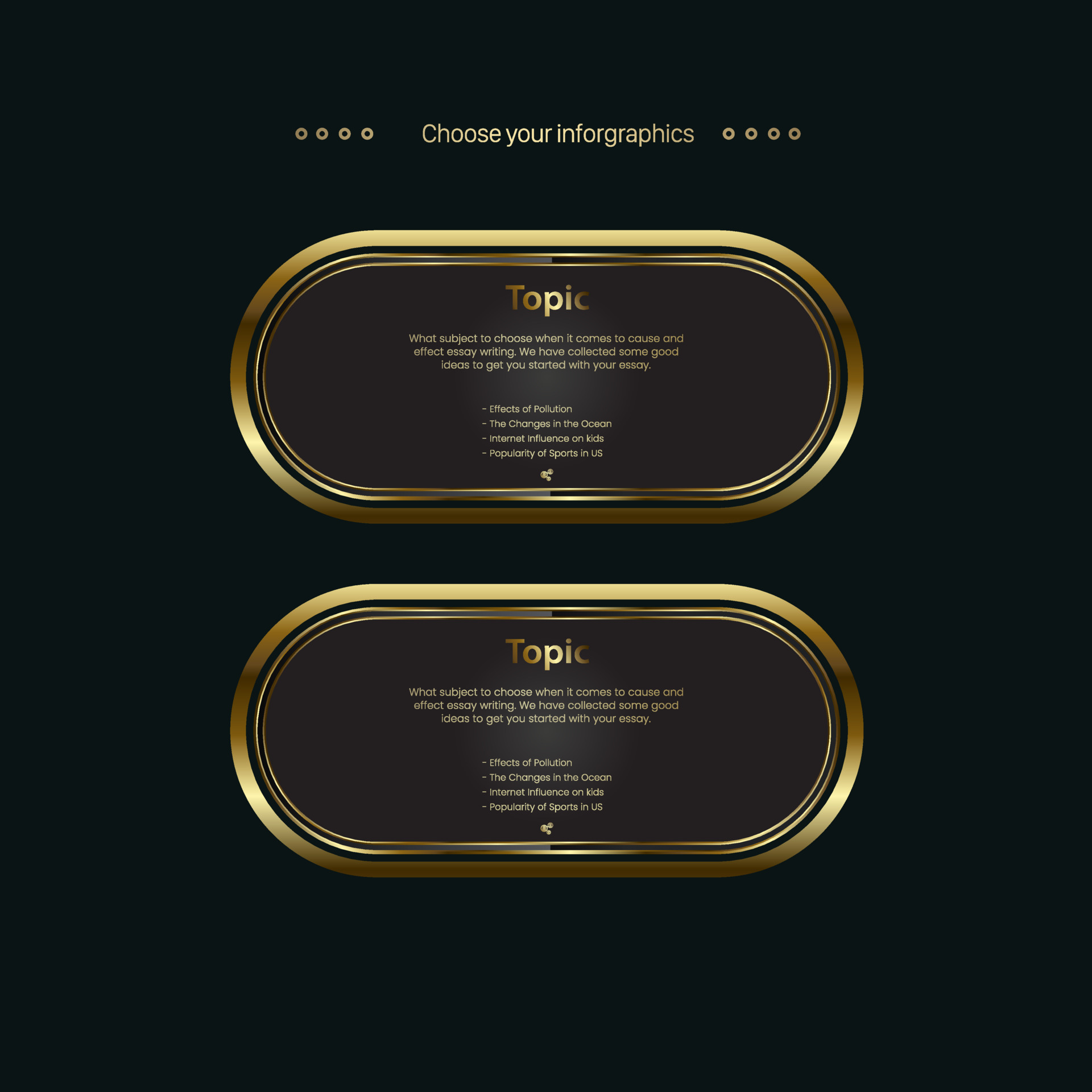 A Luxury buttons template design, a rounded option button design. Modrn ...