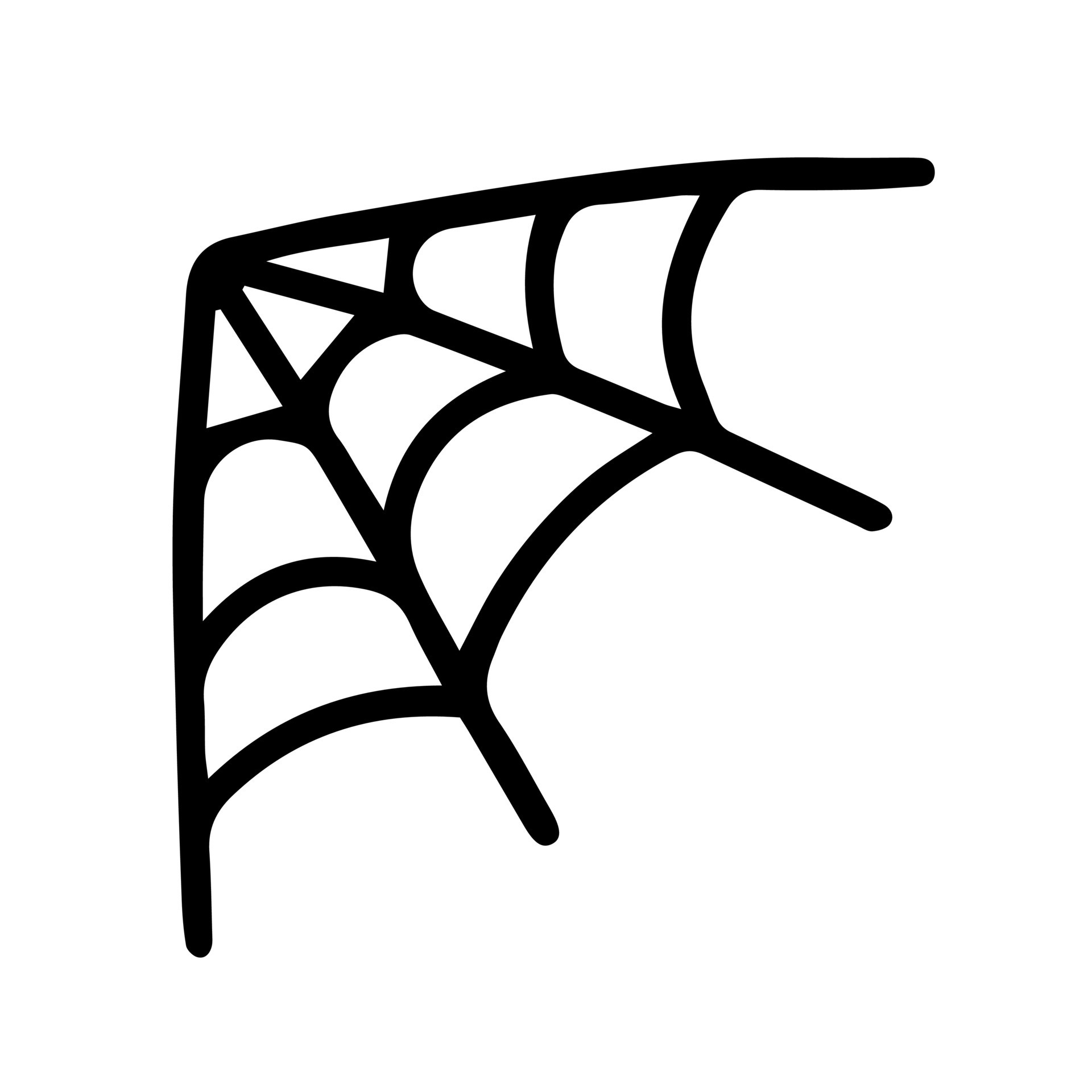 Vector spider web doodle illustration. Hand drawn doodle spider web ... Vector spider web doodle illustration. Hand drawn doodle spider web ...