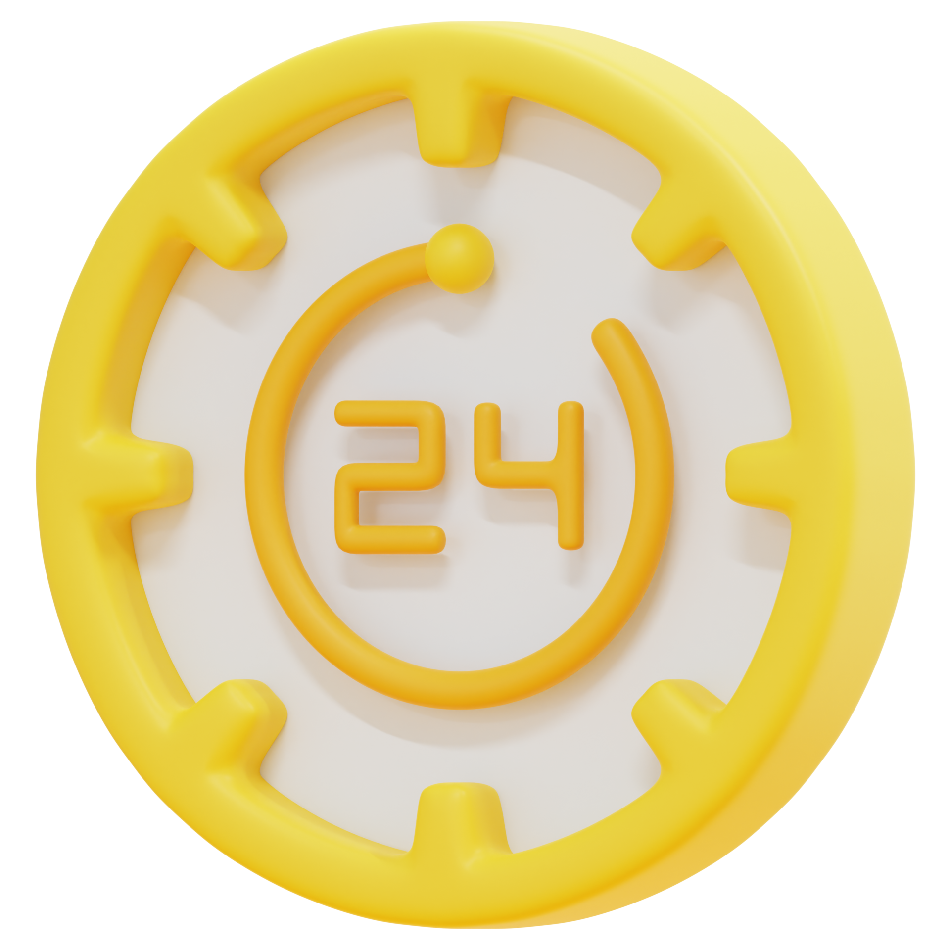 24 Hour Clock 3d Render Icon Illustration 11647310 PNG 24 Hour Clock 3d Render Icon Illustration 11647310 PNG