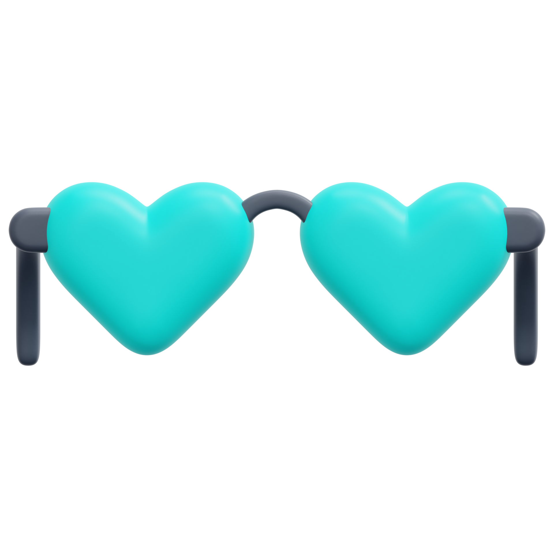 Heart Glasses 3d Render Icon Illustration 11649491 Png