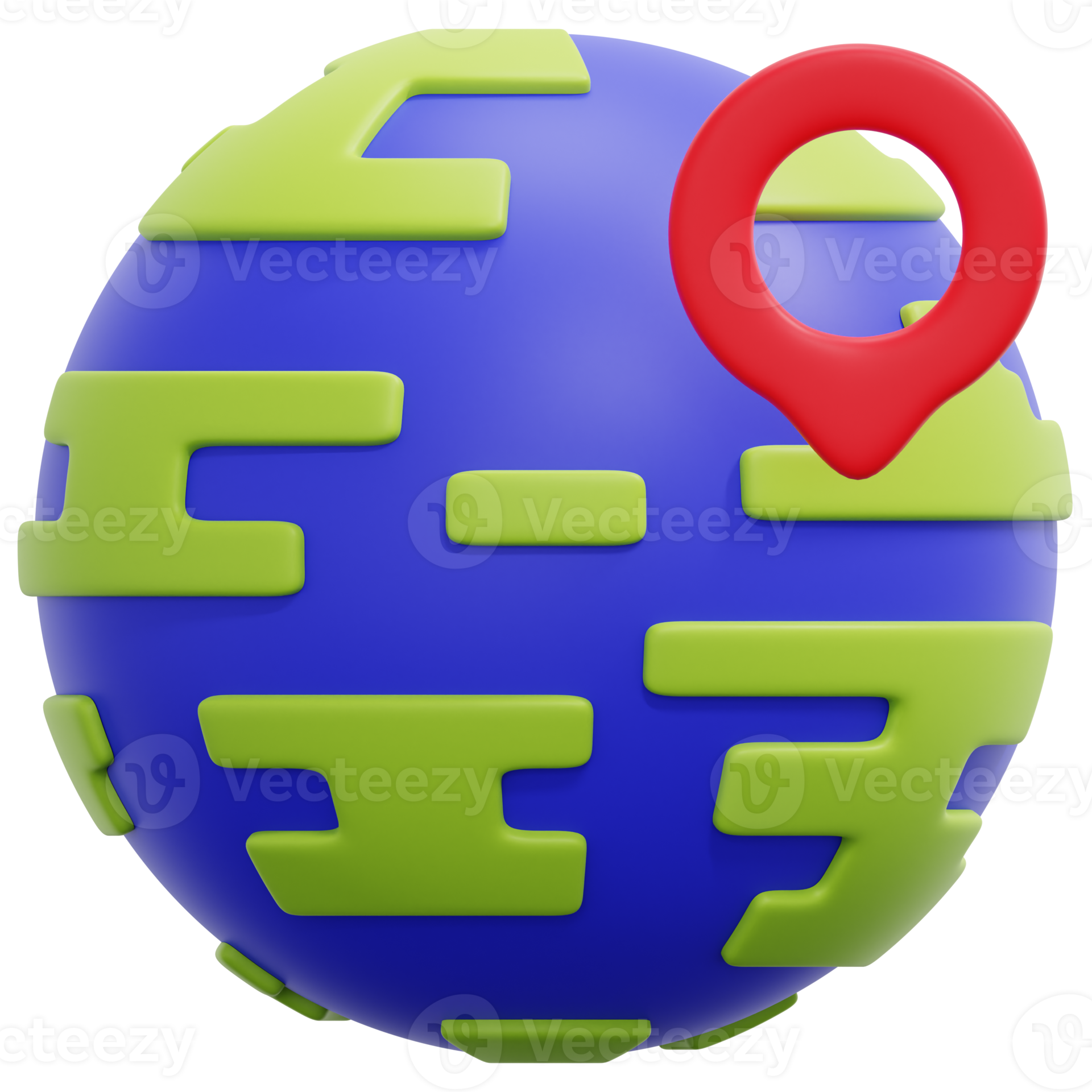 globe 3d render icon illustration 11649499 PNG