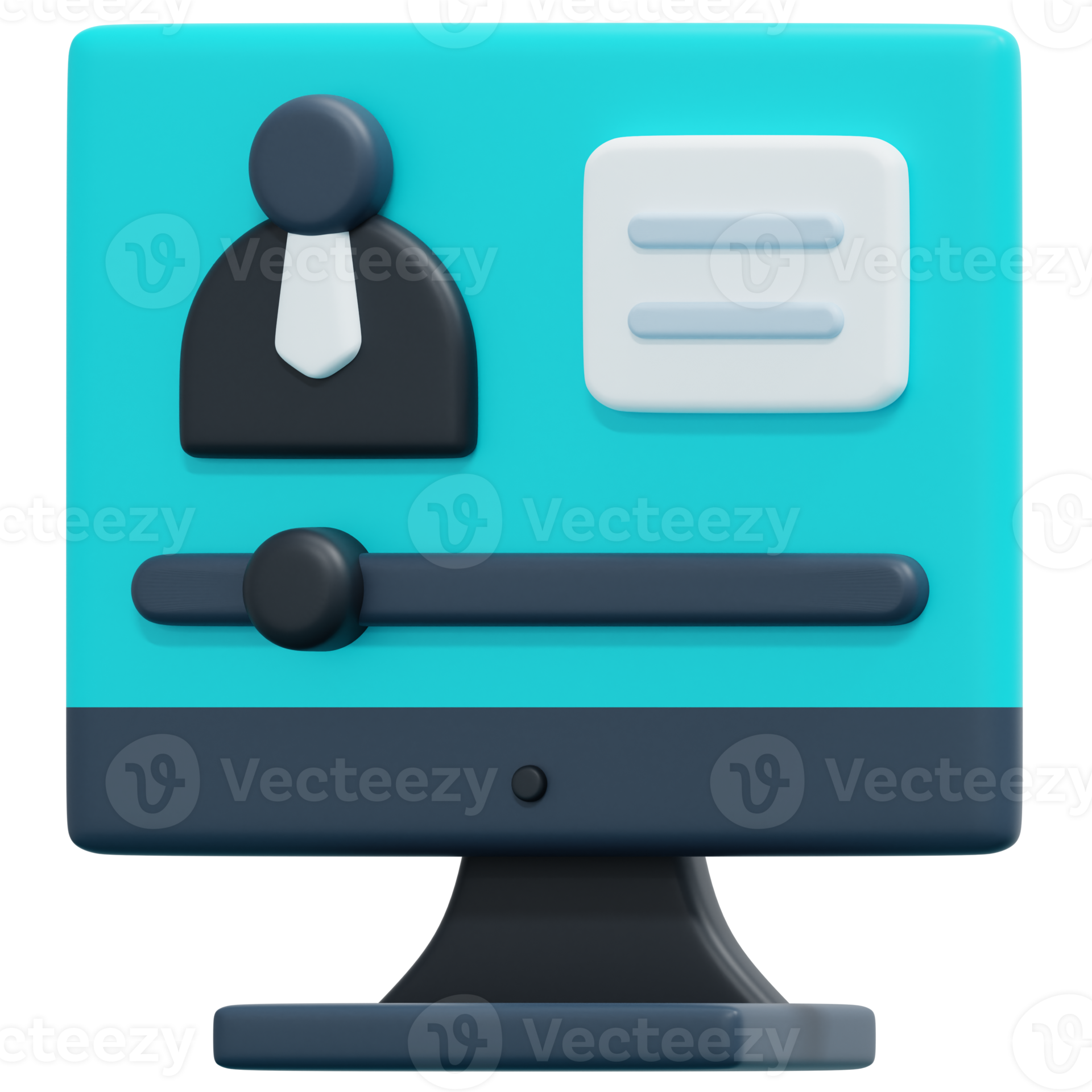 online lesson 3d render icon illustration 11652284 PNG