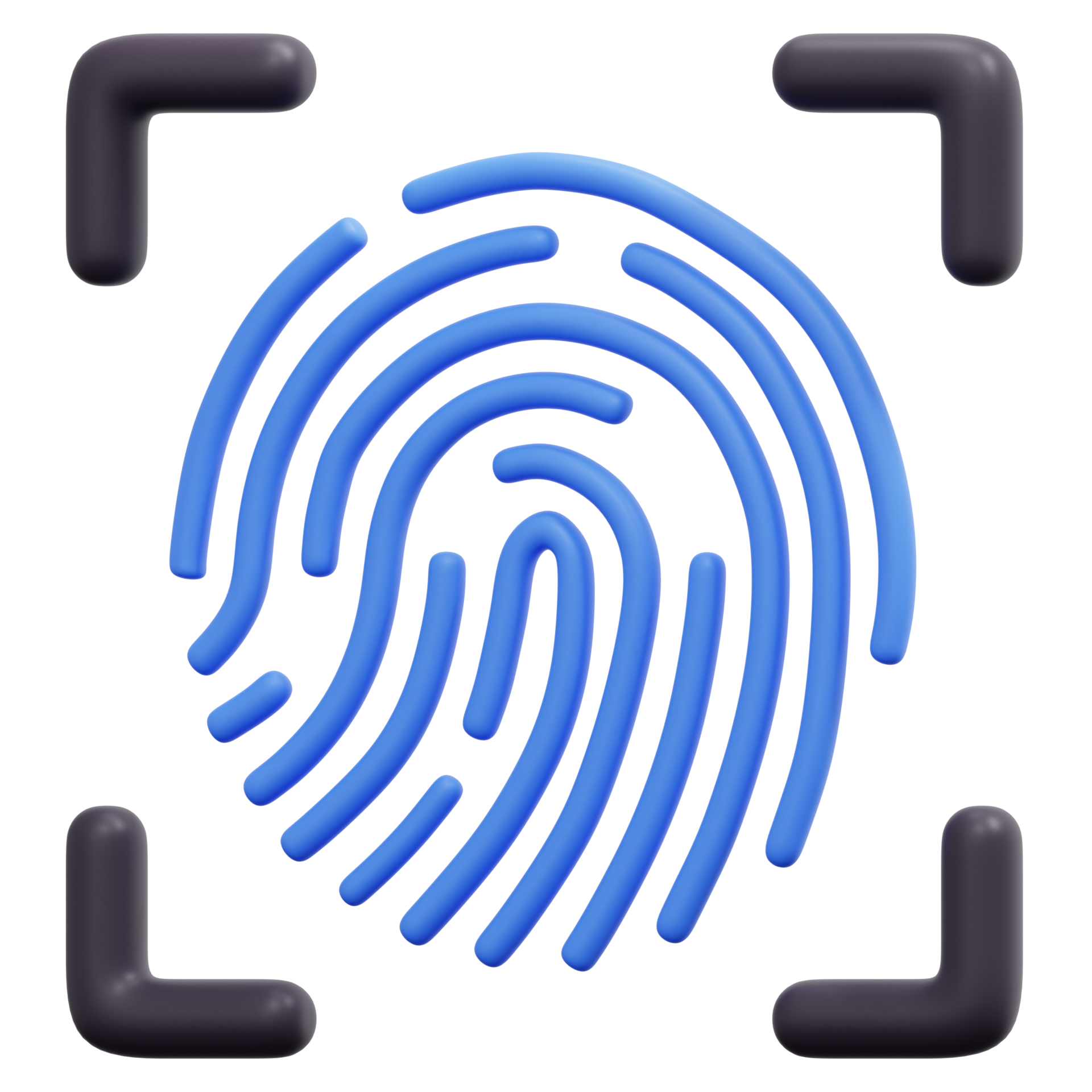 Fingerprint 3d Render Icon Illustration 11652712 Png