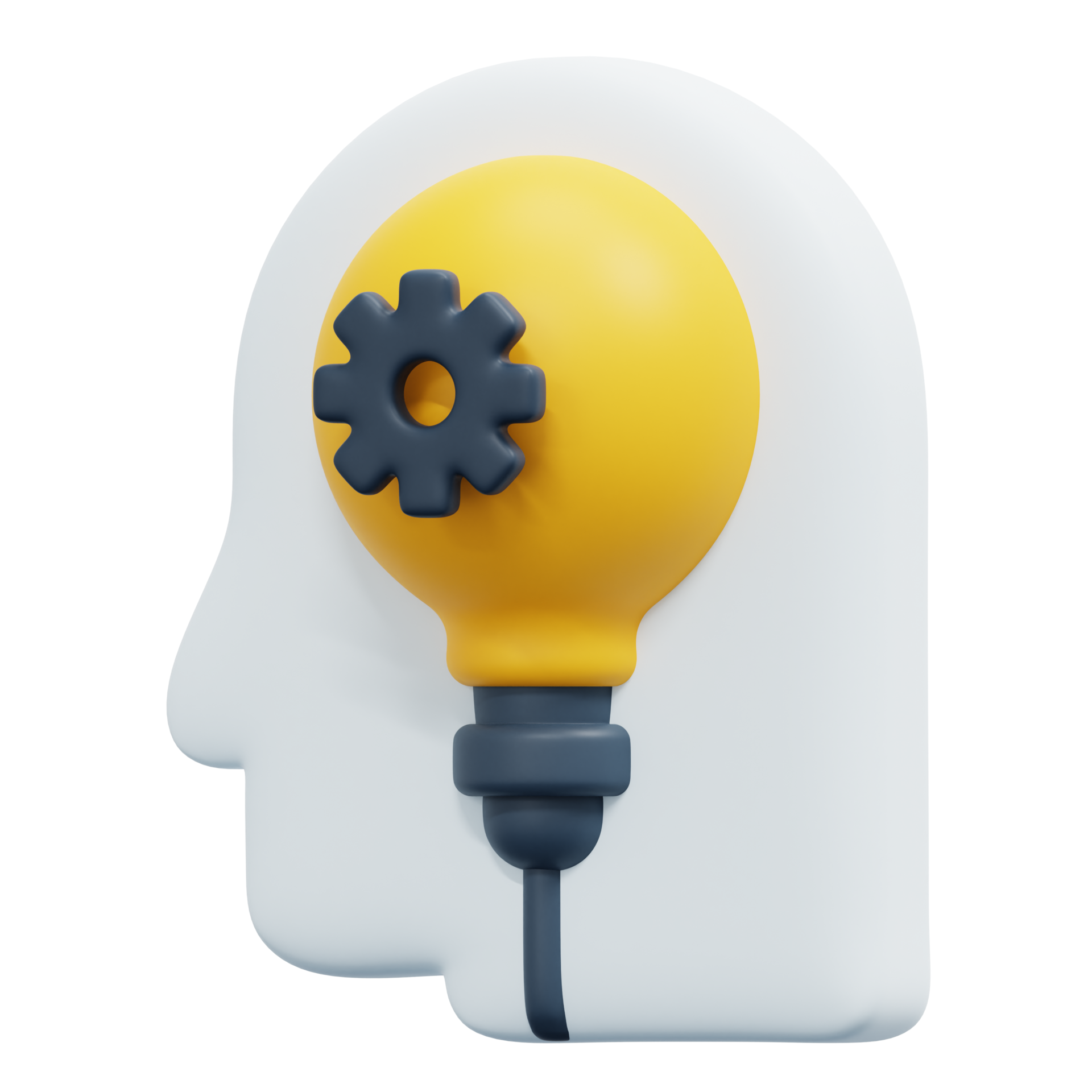 Pensamento Criativo Ilustração De ícone De Renderização 3d 11653061 Png
