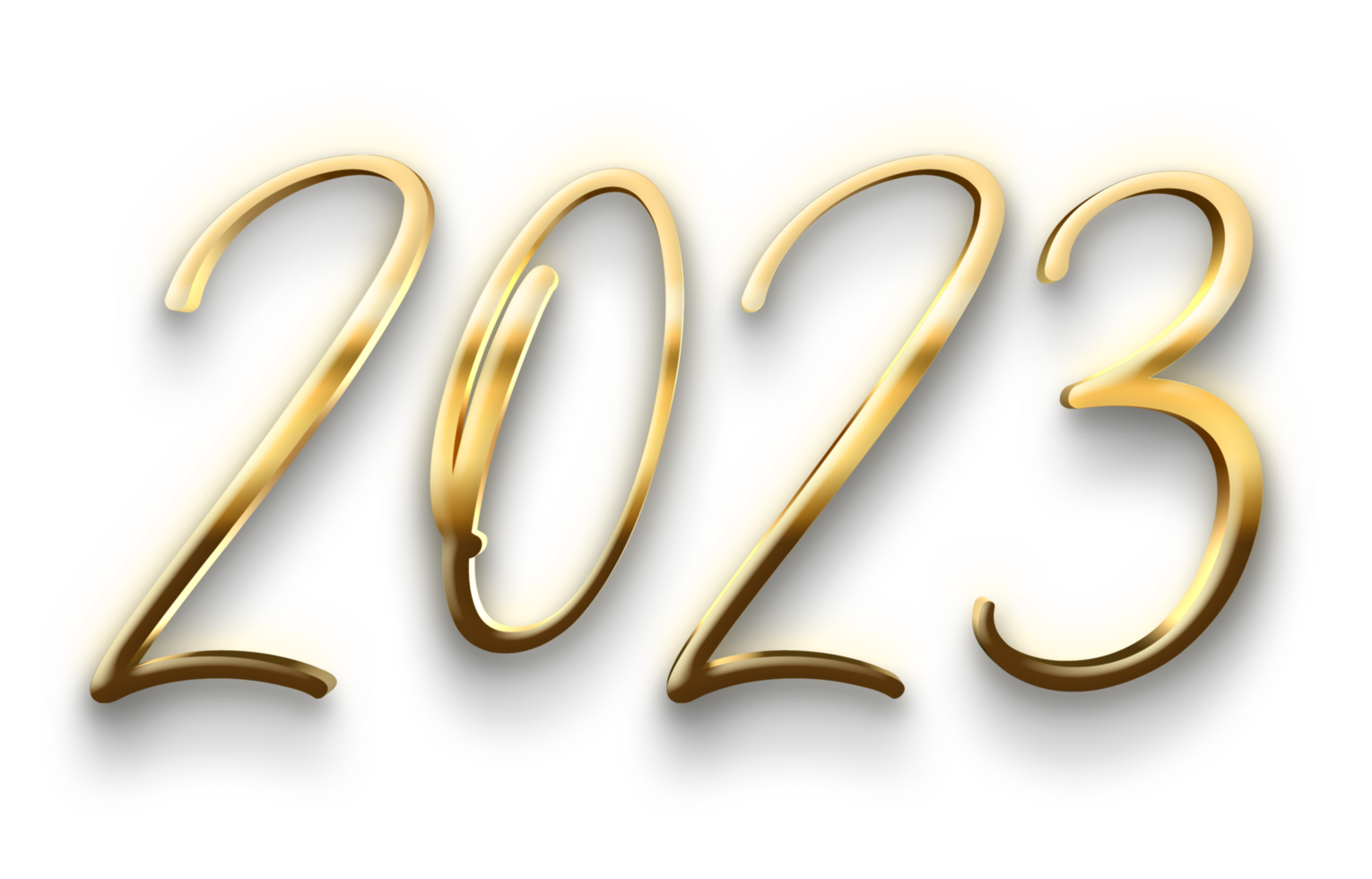 Golden Luxury 2023 Numbers 11653297 Png