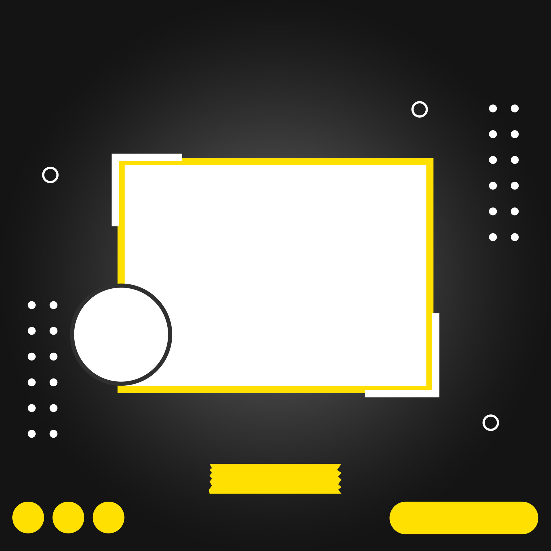 template for Special menu food social media promotion and banner post design black 11653671 PNG