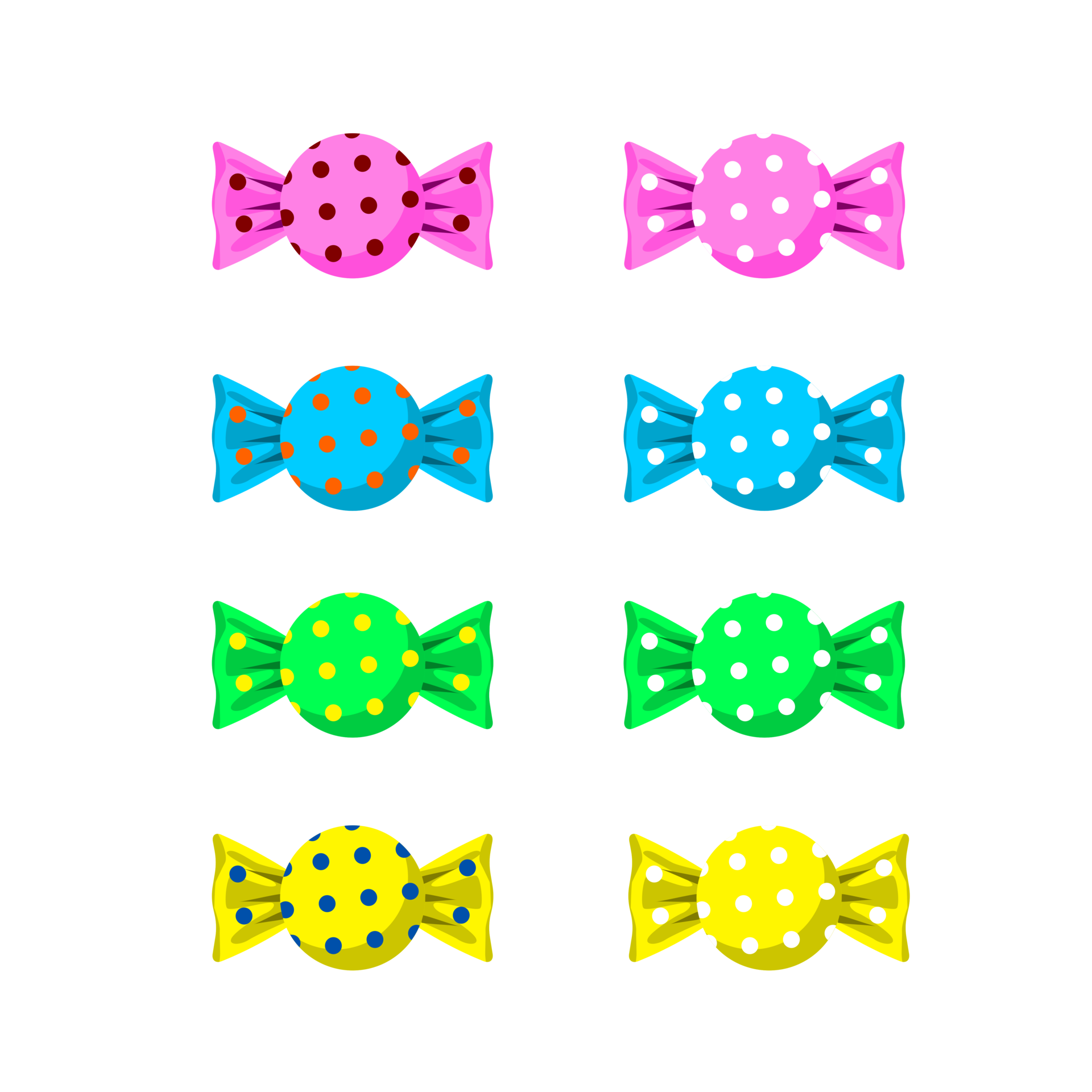 candy vector 2d graphic illustration for halloween and festival ...