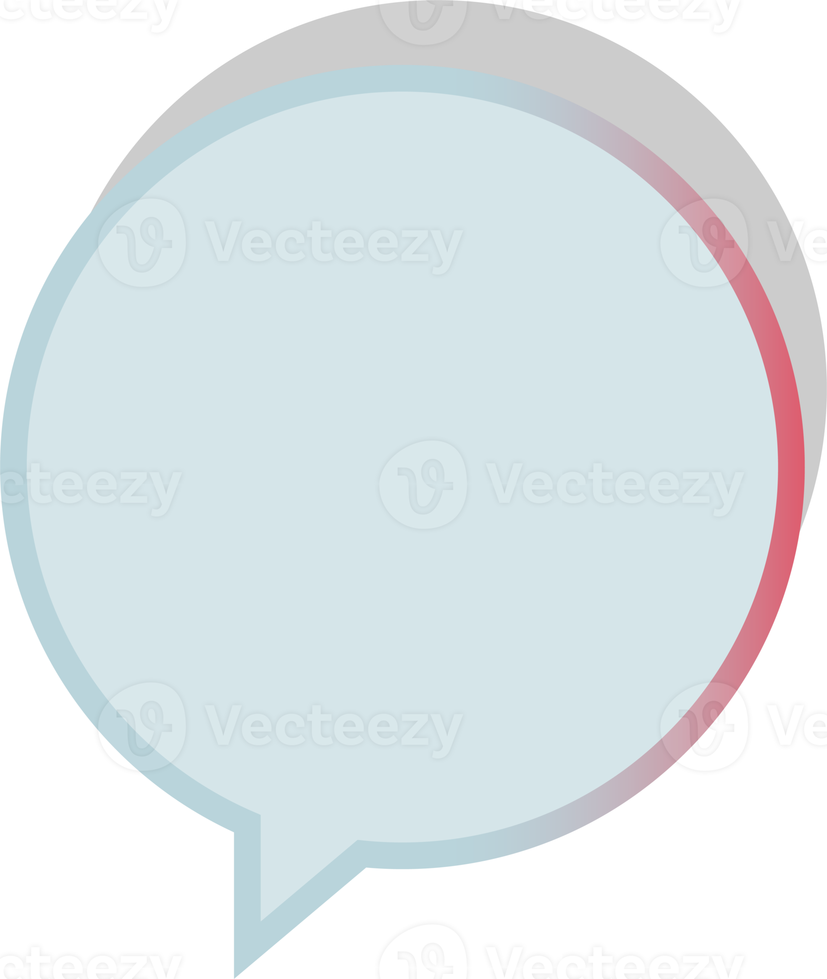 gray speech bubbles on transparent background . chat box or chat vector square and doodle ...