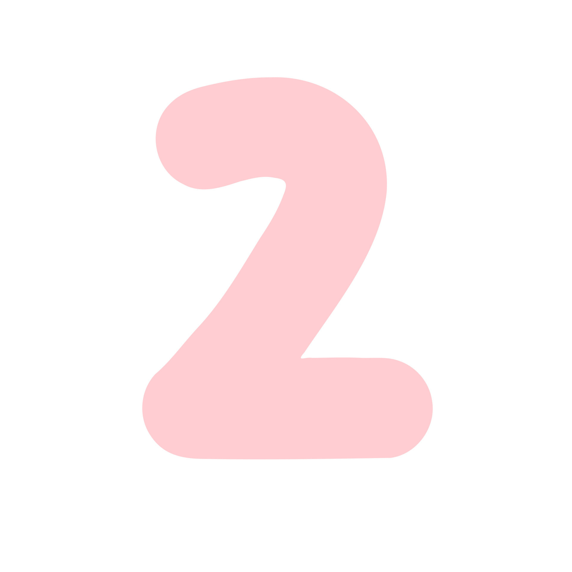 Illustration Doodle Ornaments Numeric Number 2 in Pastel Color for Making Doodle Art 11660449 ...