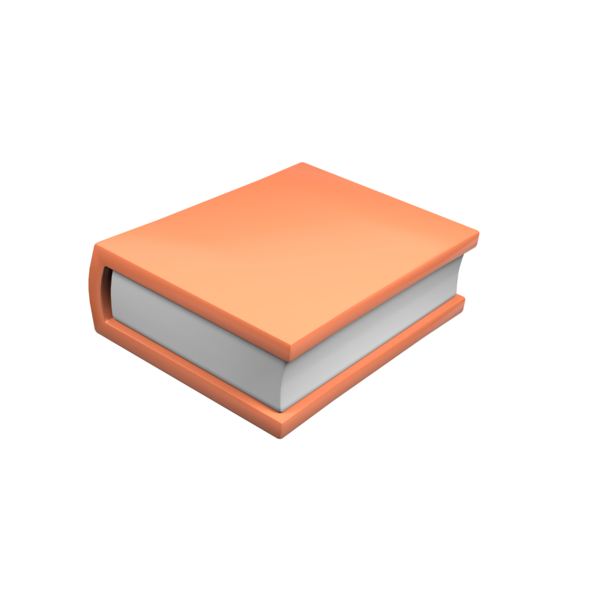 3d book icon illustration 11660666 PNG