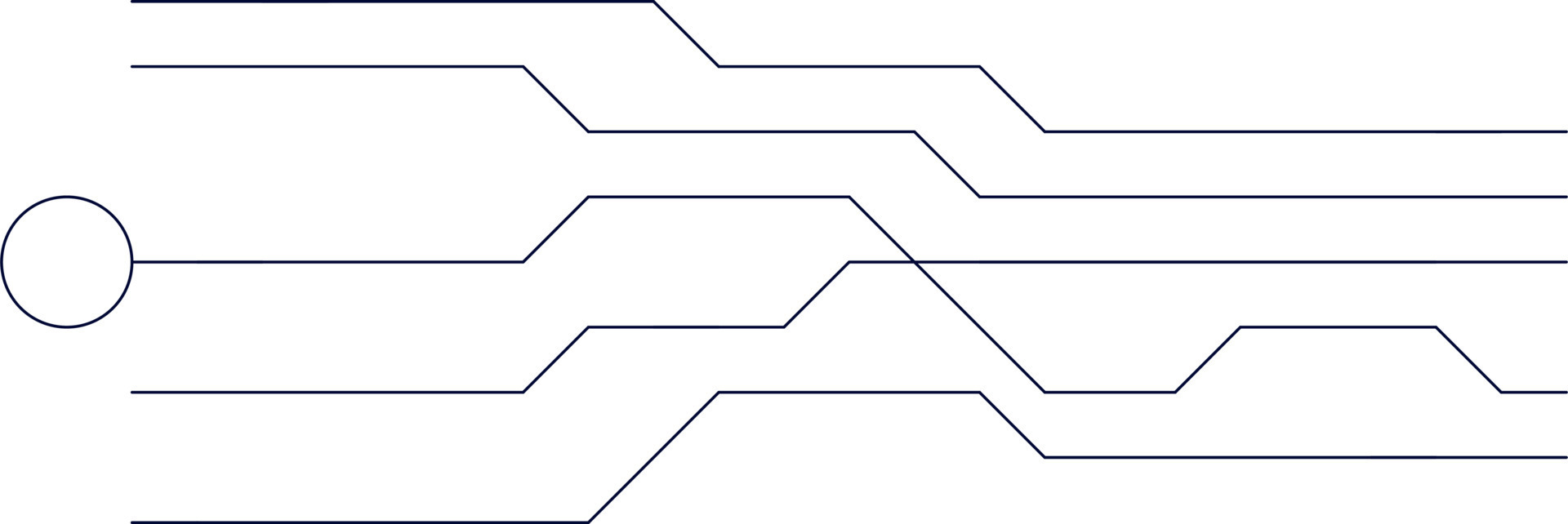 Tech Line Decorative Design Element Vector Illustration. Isolated on ...