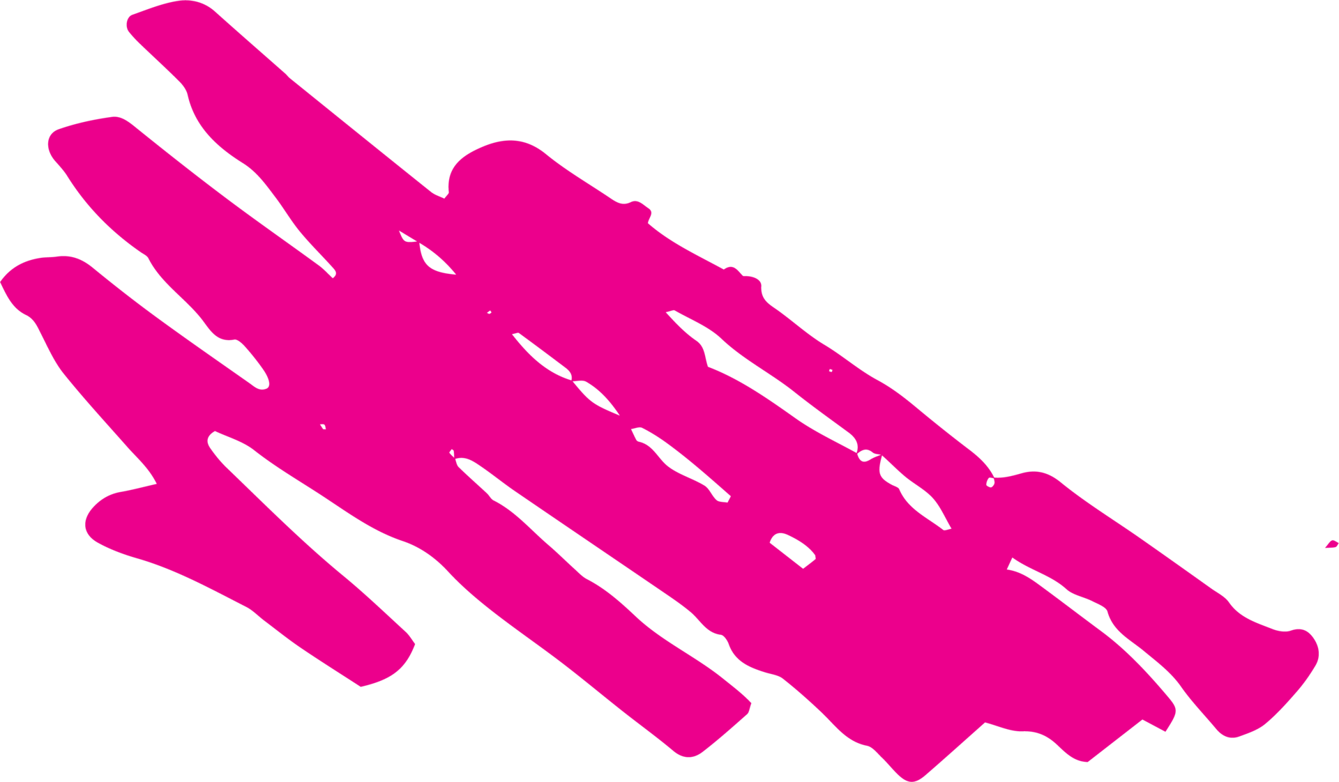 Abstract Colorful Scribble Line Stroke Artistic Graphic Design Elements For Lower Third Brush