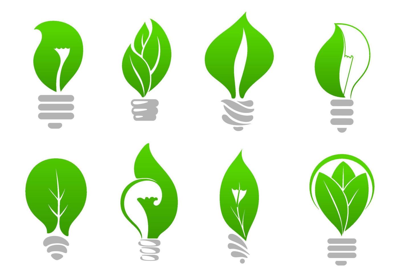 Save energy light bulb icons with green leaves 11664605 Vector Art at ... Save energy light bulb icons with green leaves 11664605 Vector Art at ...