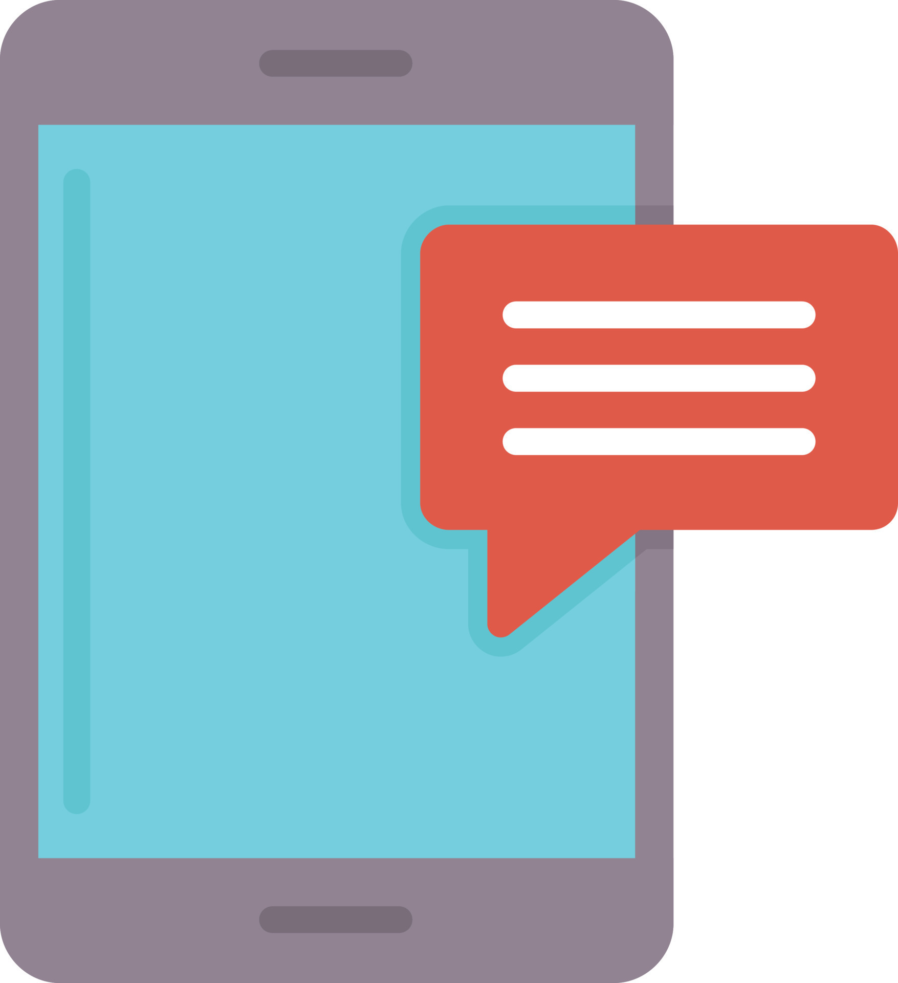 Message Flat Icon 11671337 Vector Art at Vecteezy