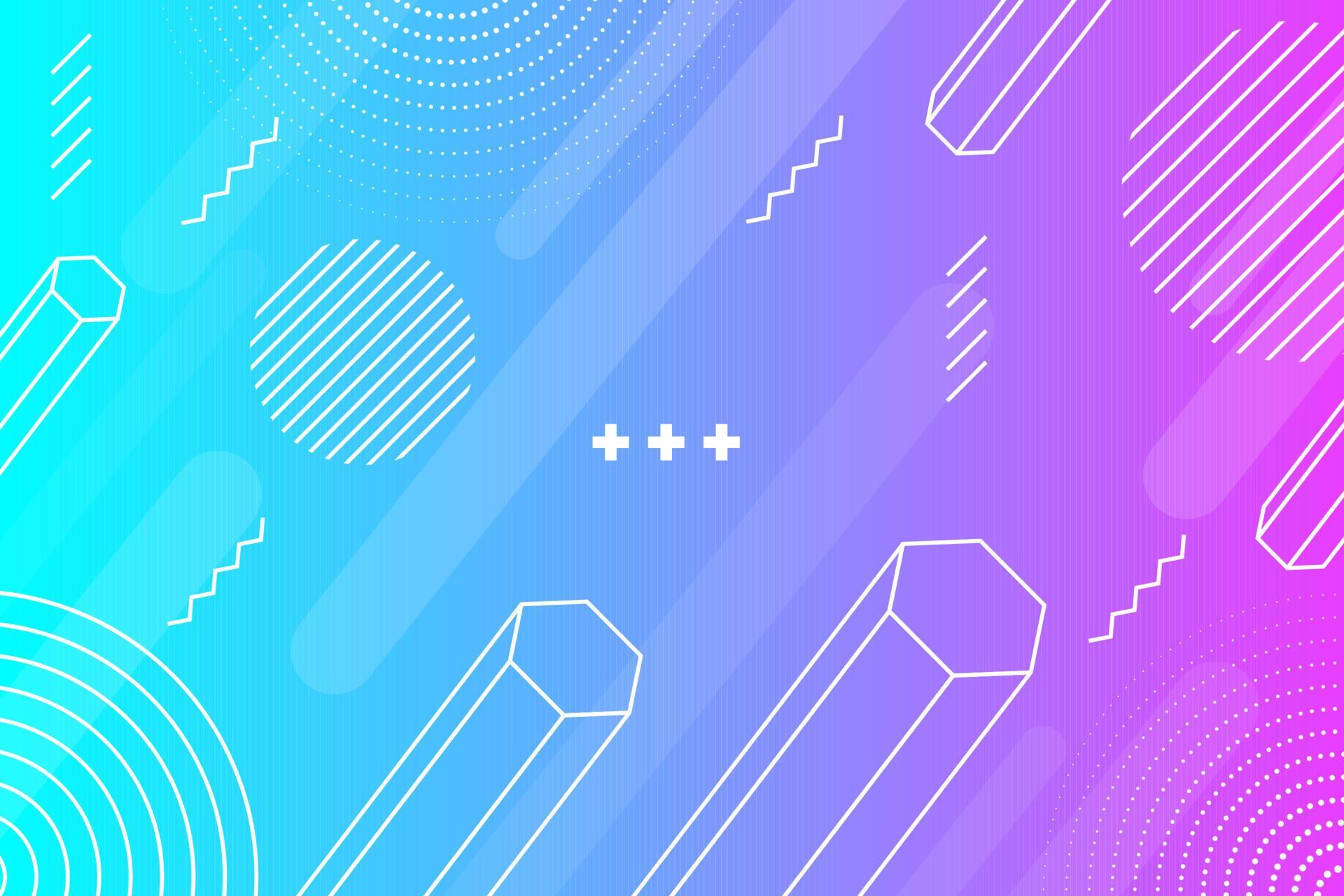 Geometric background with gradient color. Vector illustration 11672144 ...