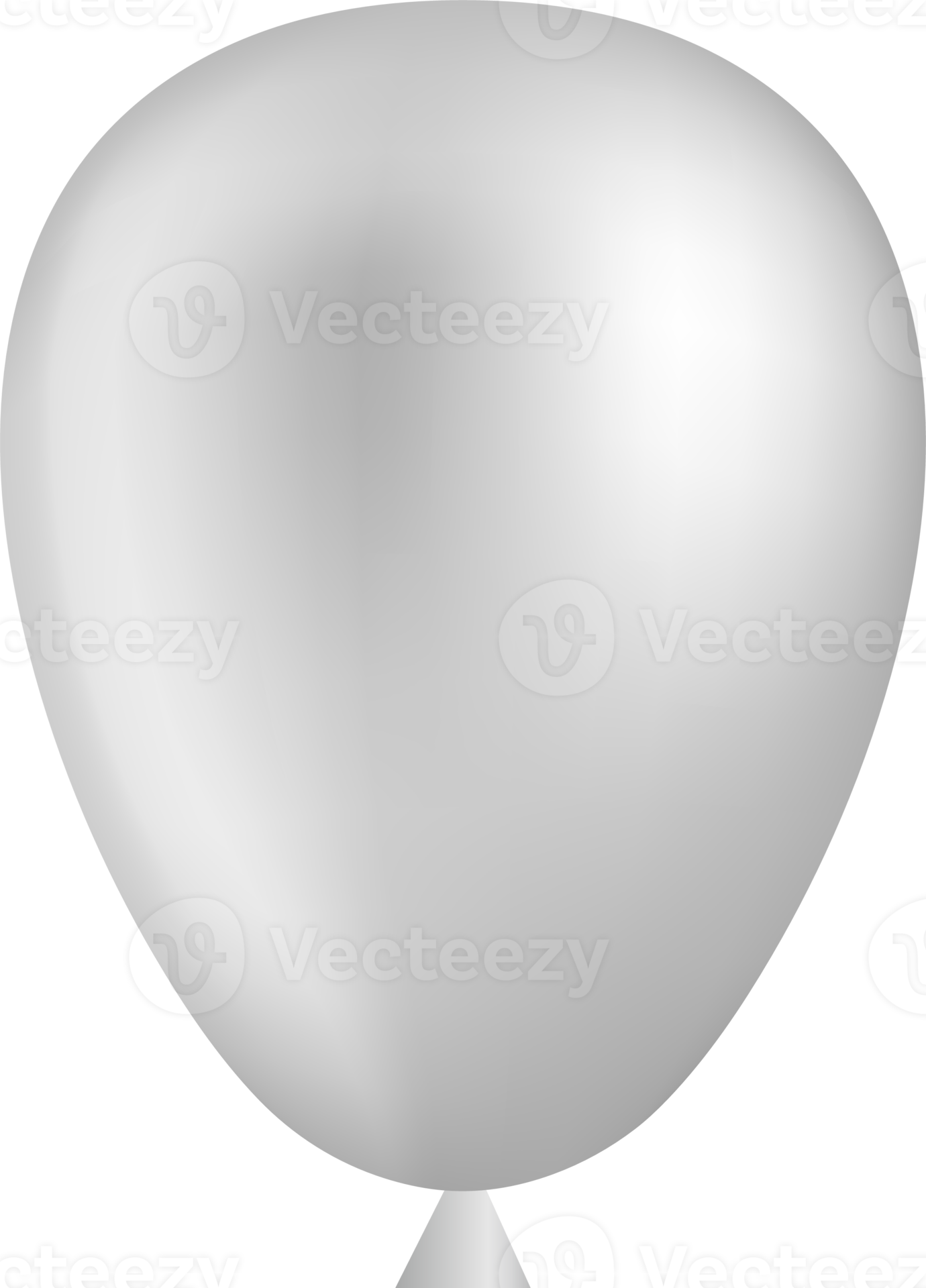 Elegant Silver Balloon 11675389 Png