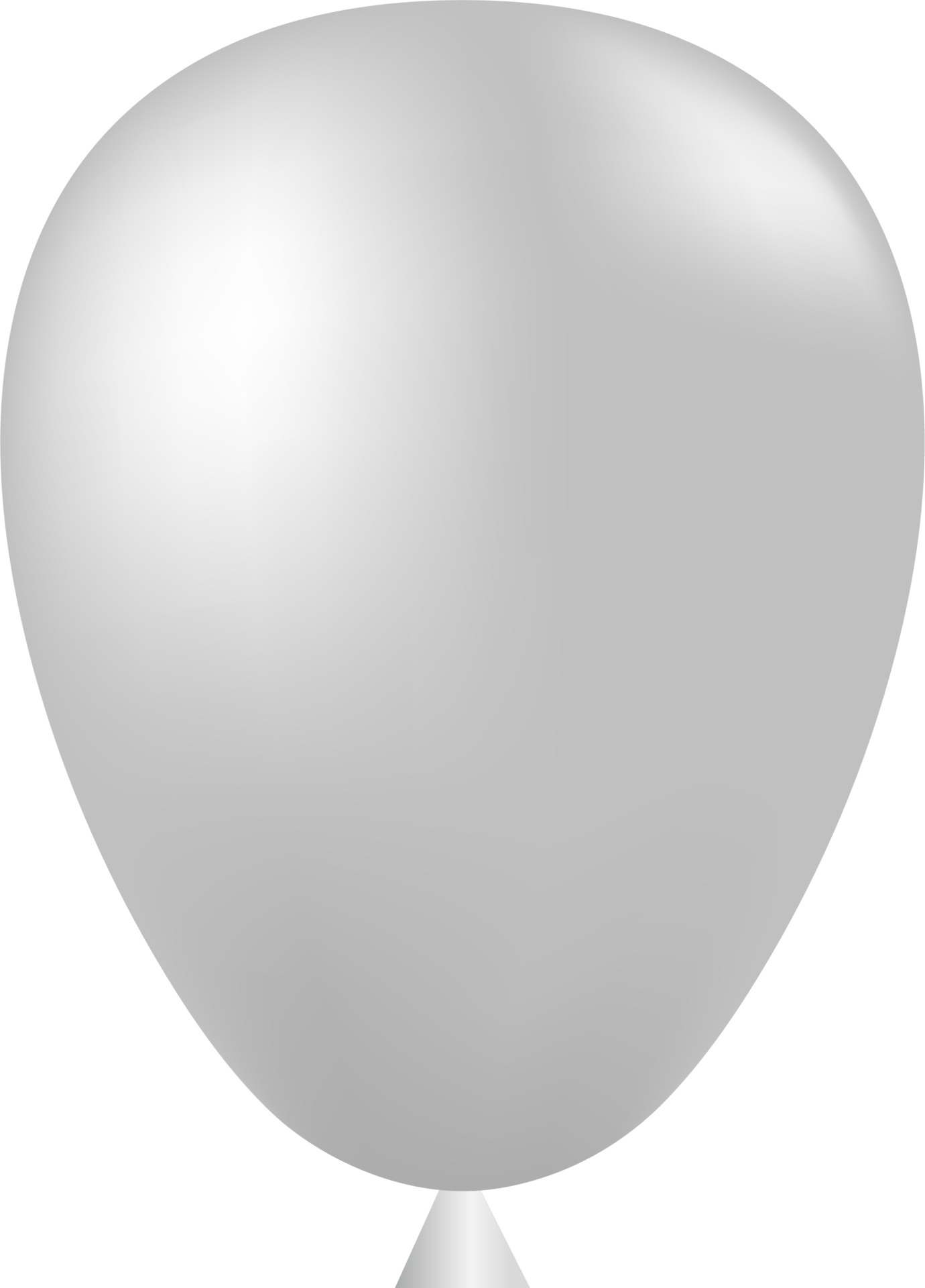 Elegant Silver Balloon 11675391 Png
