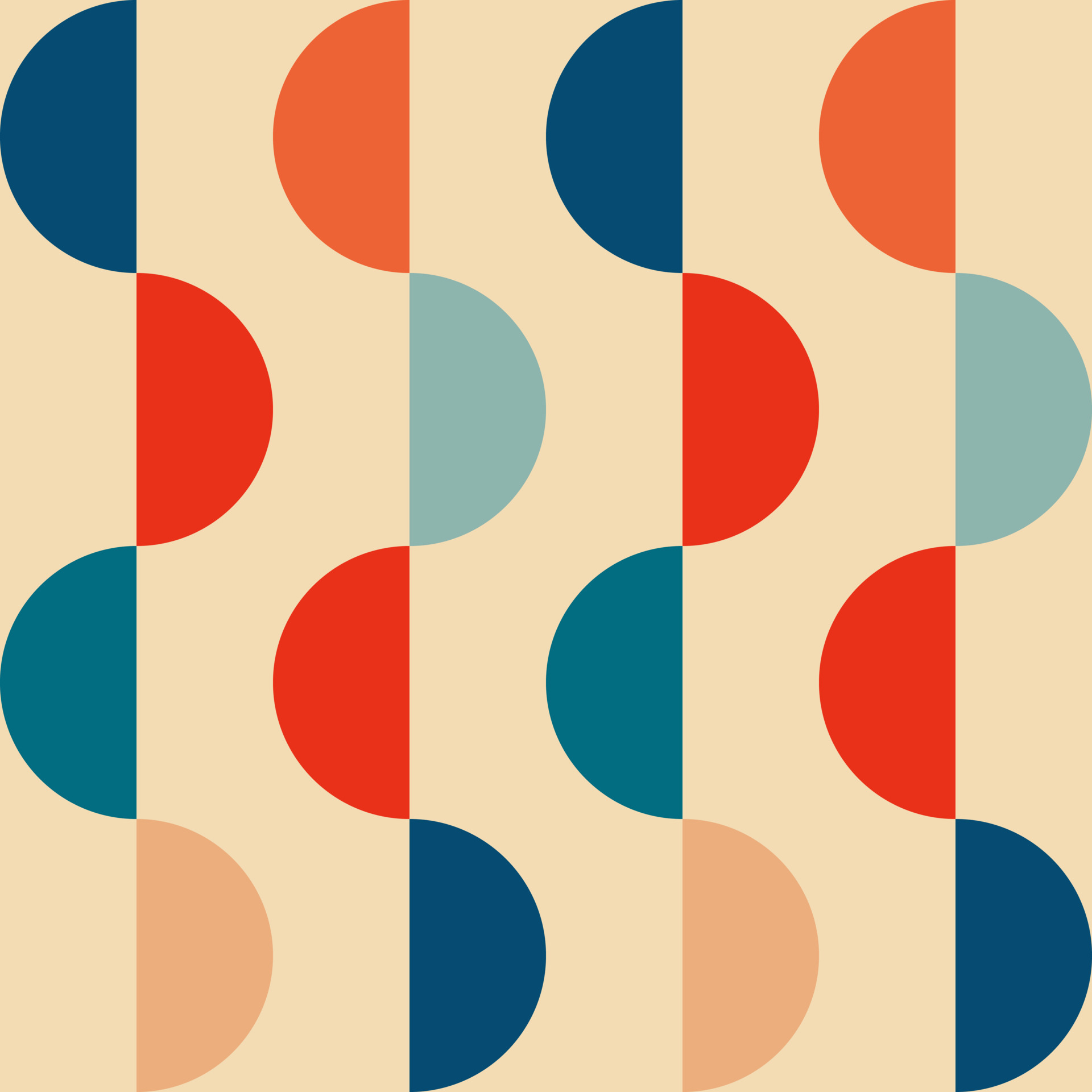 Vintage retro seamless geometric pattern in the style of the 70s and 60s. 11676529 Vector Art at ...