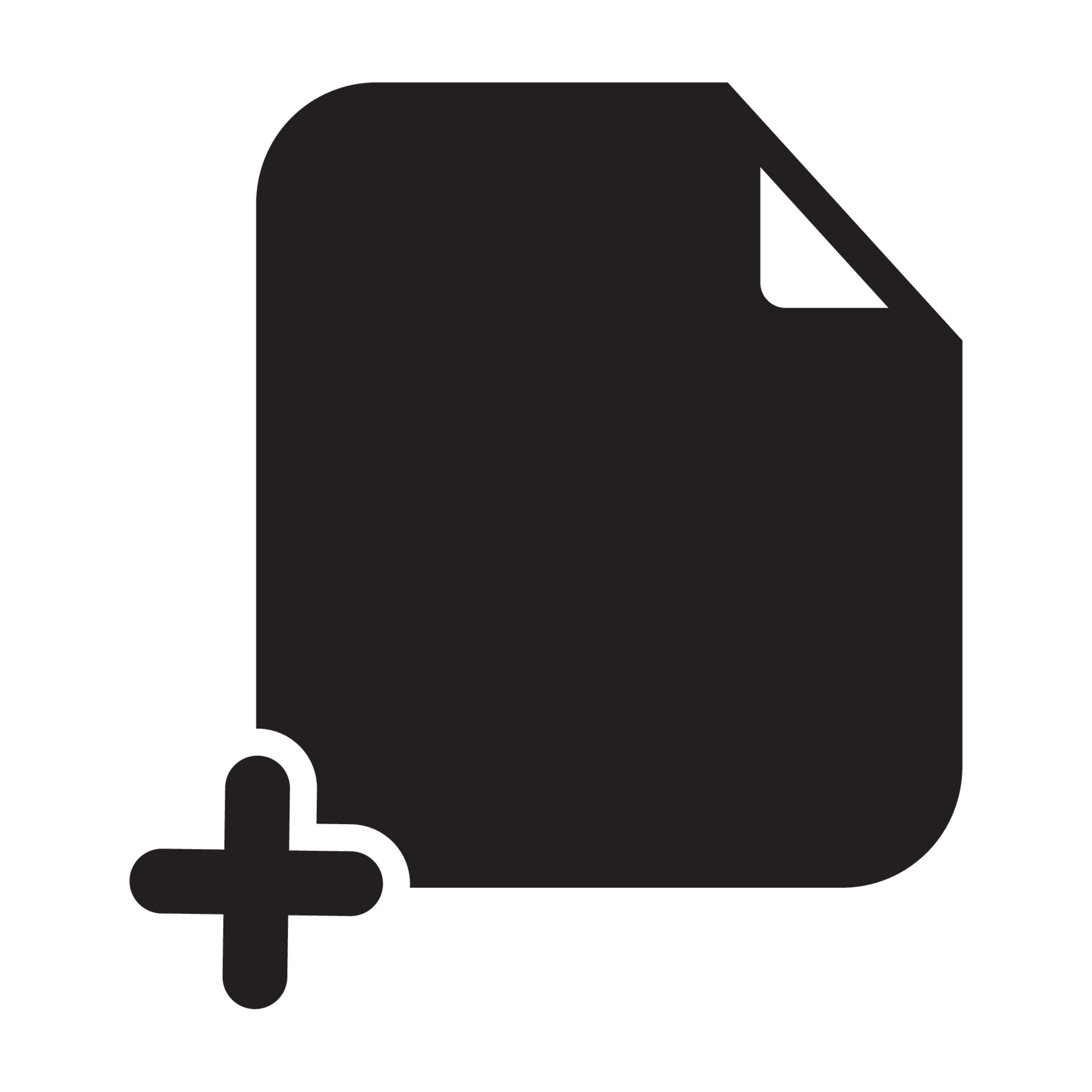 Add Files Icon Solid Style 11679134 Vector Art at Vecteezy