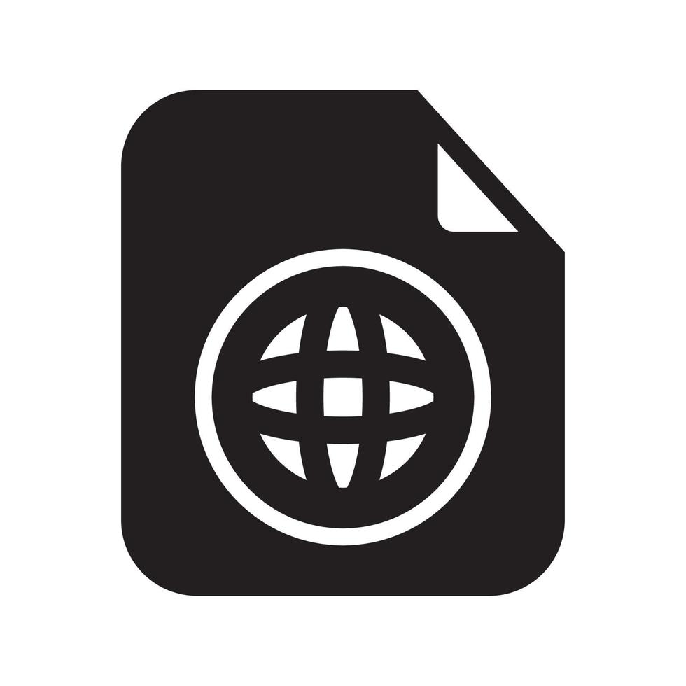 Browser Files Icon Solid Style 11679149 Vector Art at Vecteezy