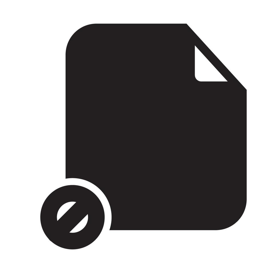 Restrict Files Icon Solid Style 11679221 Vector Art at Vecteezy Restrict Files Icon Solid Style 11679221 Vector Art at Vecteezy