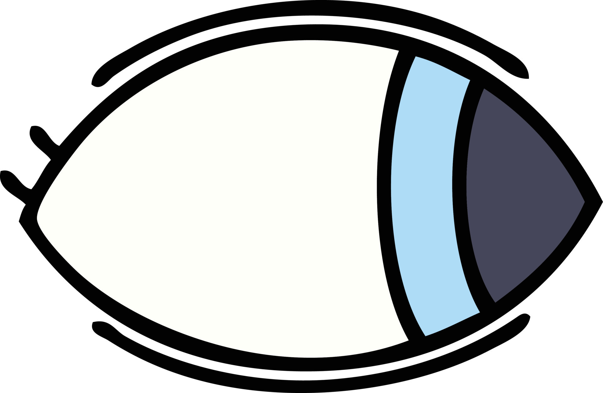 Cute Cartoon Eye Looking To One Side 11685034 Vector Art At Vecteezy
