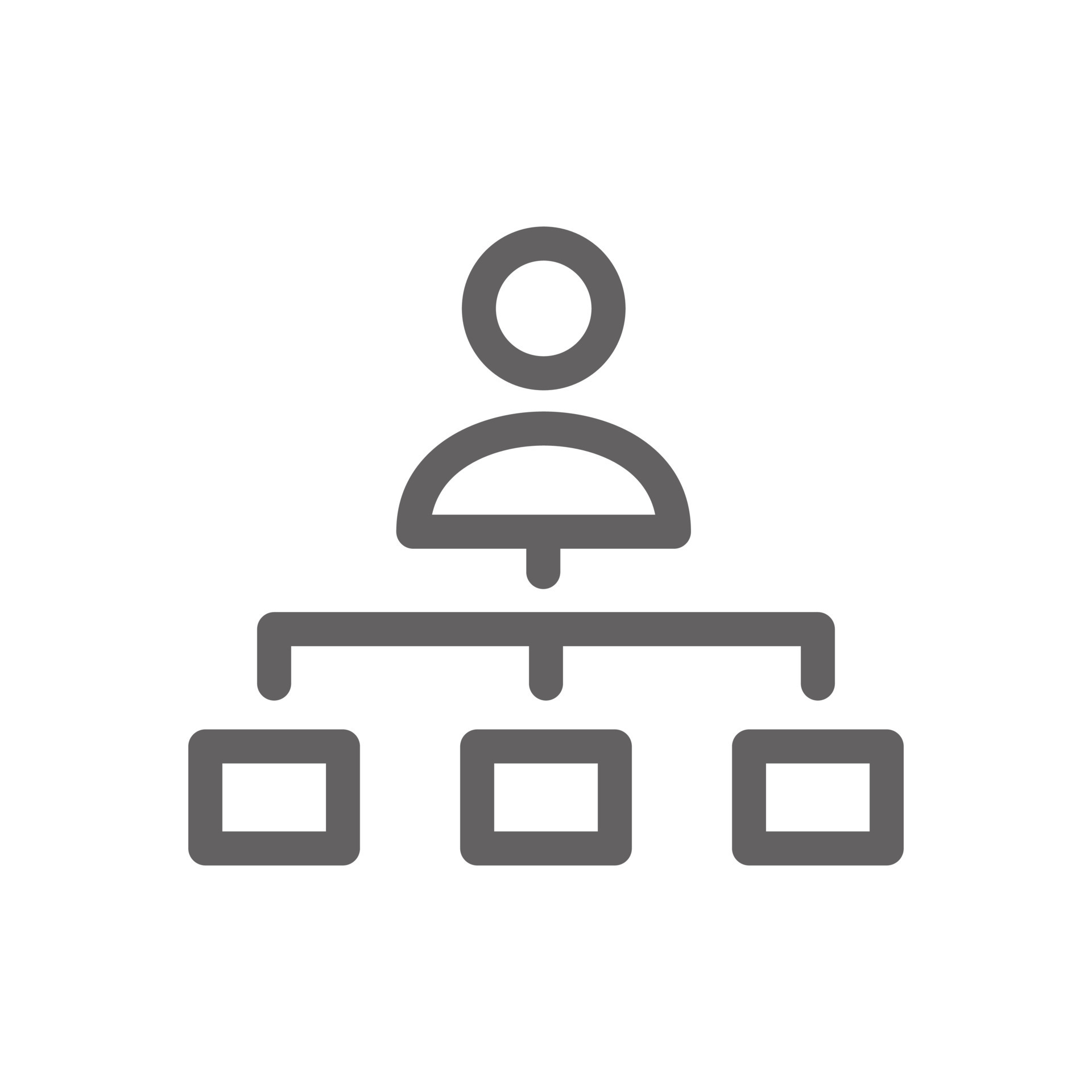 Organizational Structure Icon Perfect For Business Website Or User