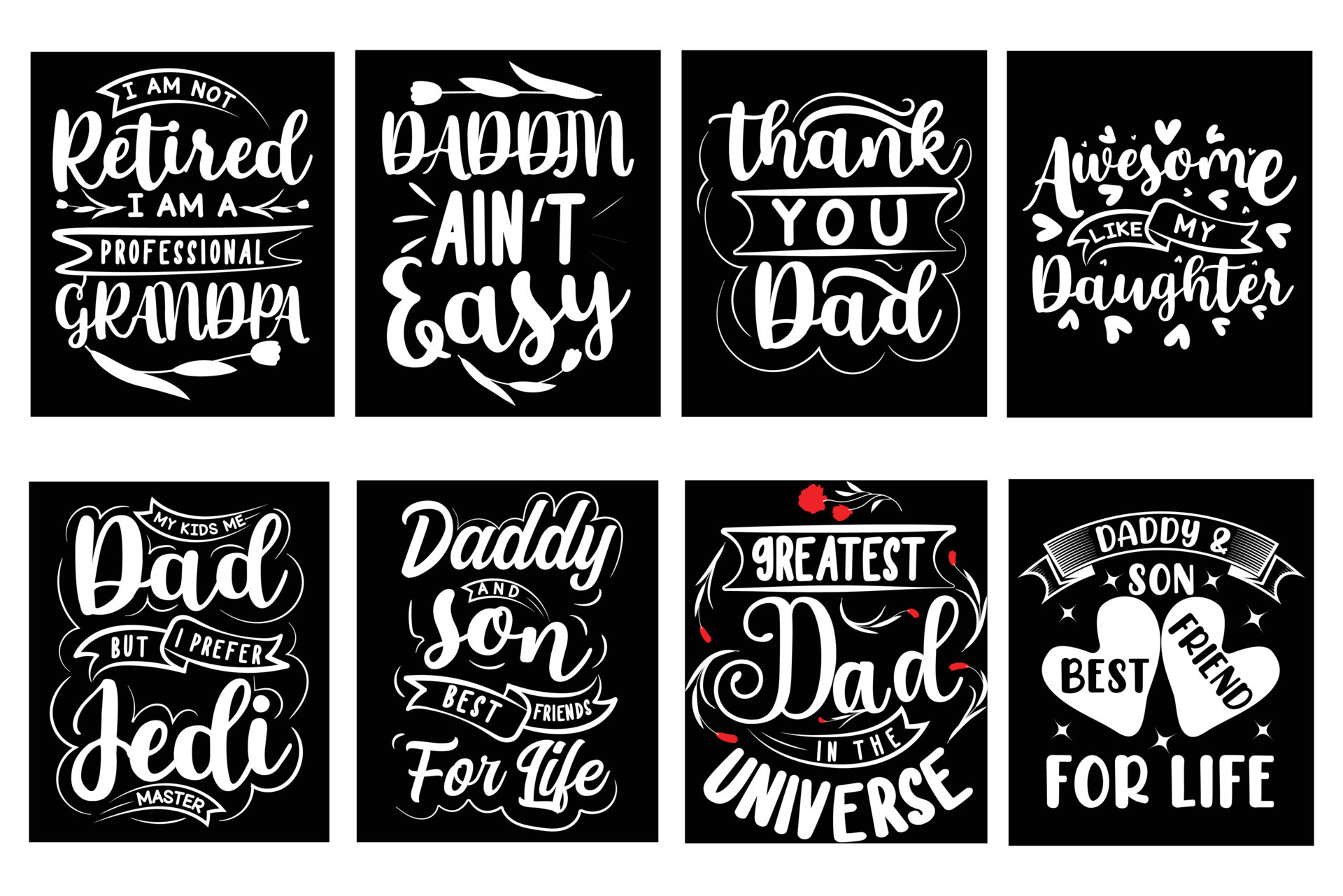 Fathers Day Papa Typography T Shirt Design Idea 11685550 Vector Art At Vecteezy