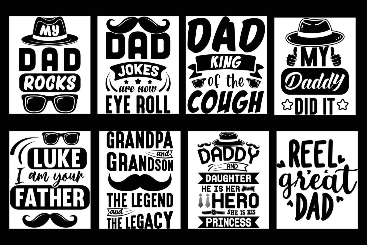 Fathers Day Papa Typography T Shirt Design Idea 11685551 Vector Art At Vecteezy