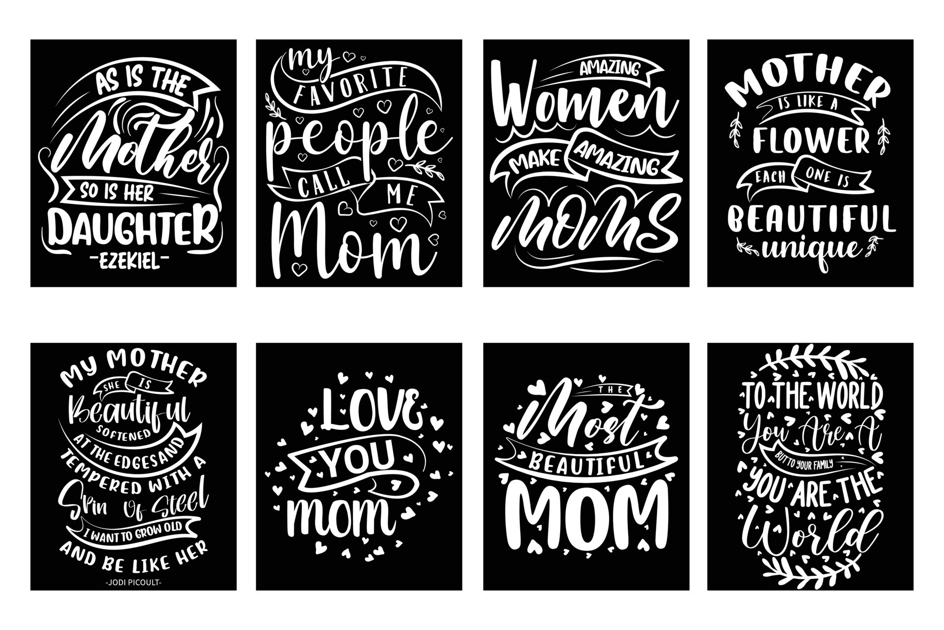 Mothers Day Mom Typography T Shirt Design Print On Demand 11685565