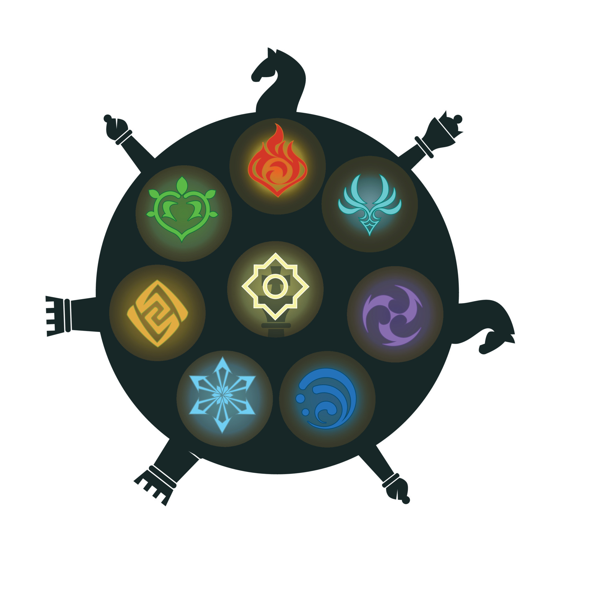 Genshin Impact colorful Elemental Icon 11686779 Vector Art at Vecteezy Genshin Impact colorful Elemental Icon 11686779 Vector Art at Vecteezy