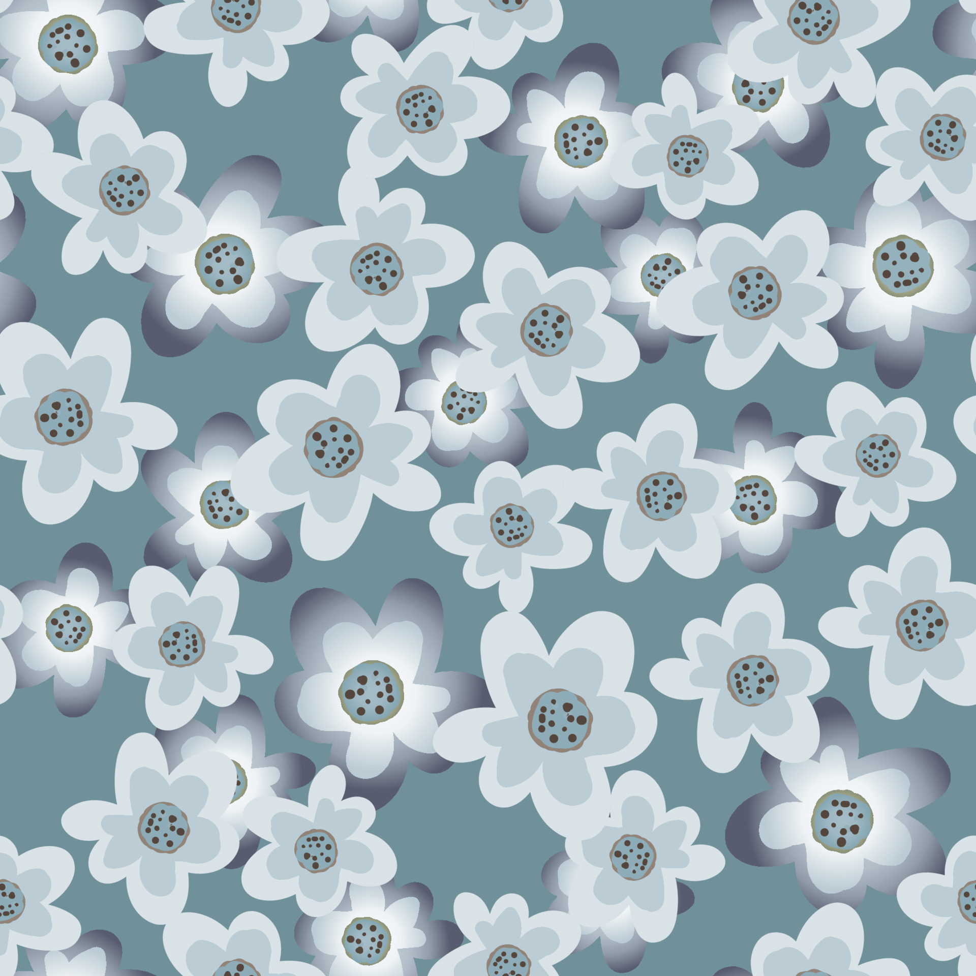 Seamless pattern with flowers. Background with flowers. Nature ...