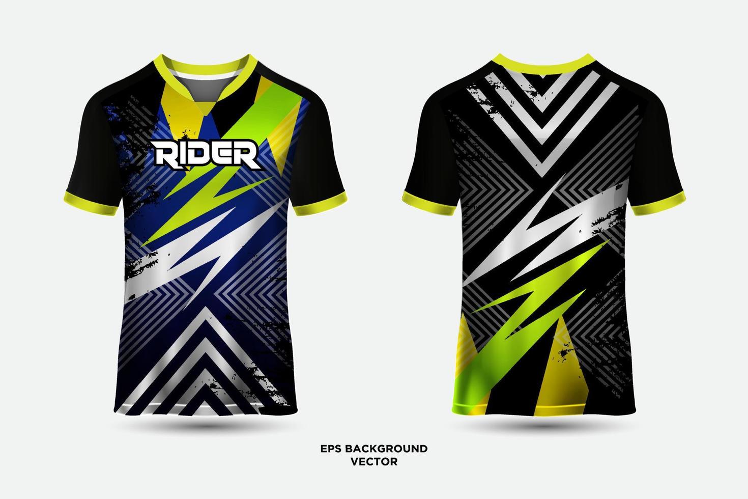 Abstract Line And Shapes Sports Jersey Design T Shirts Suitable For
