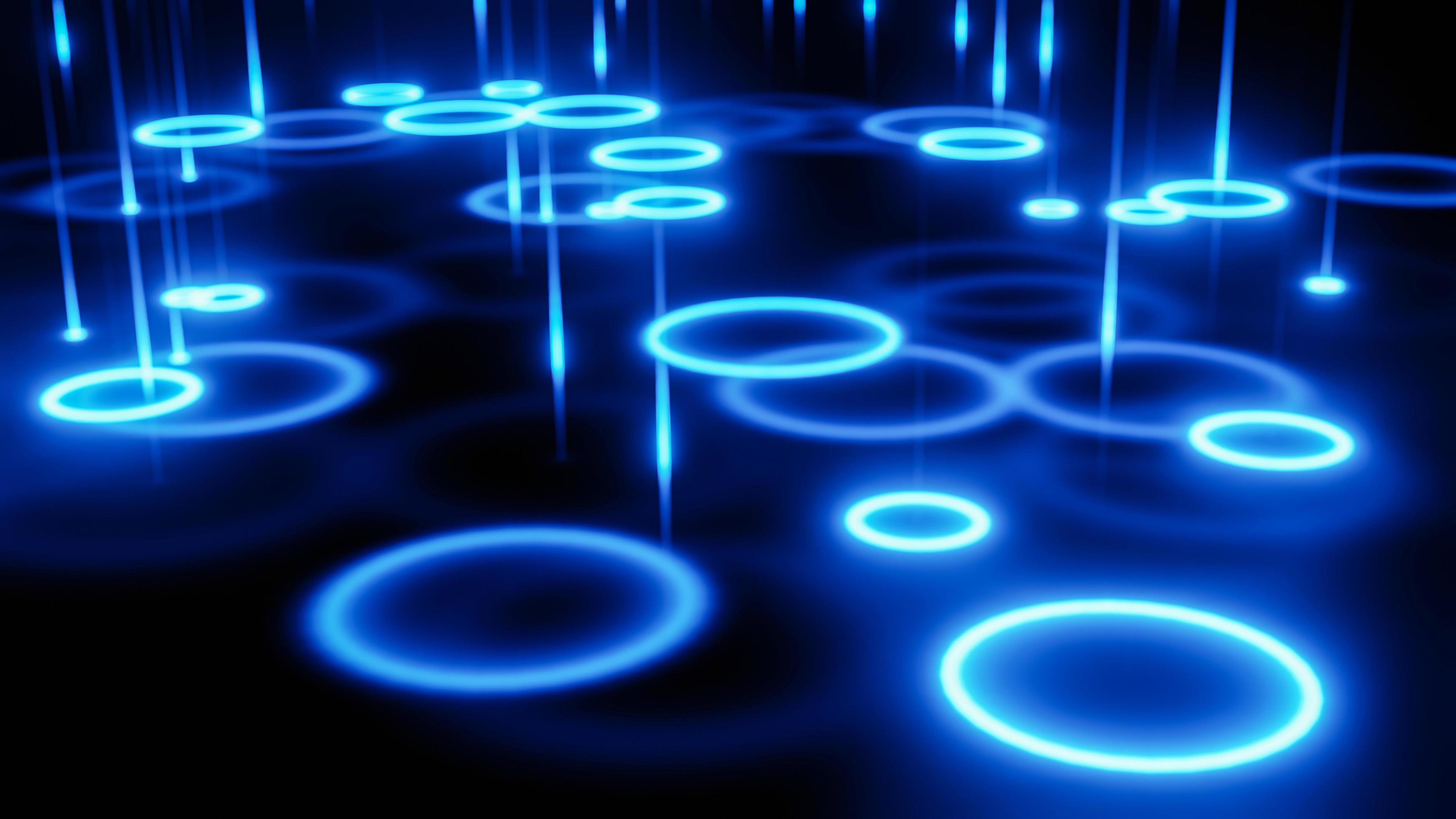 Fluorescent rain.Meteor rain with falling glowing comets. Abstract ...