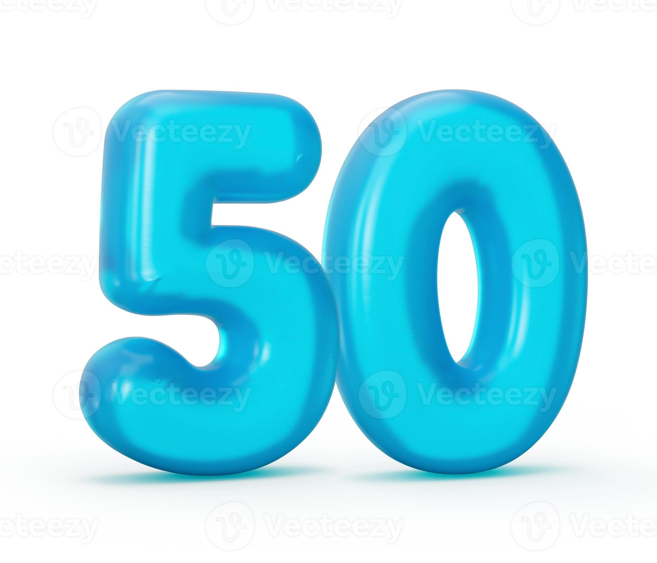 gelatina azul dígito 50 cincuenta aislado sobre fondo blanco gelatina ... gelatina azul dígito 50 cincuenta aislado sobre fondo blanco gelatina ...